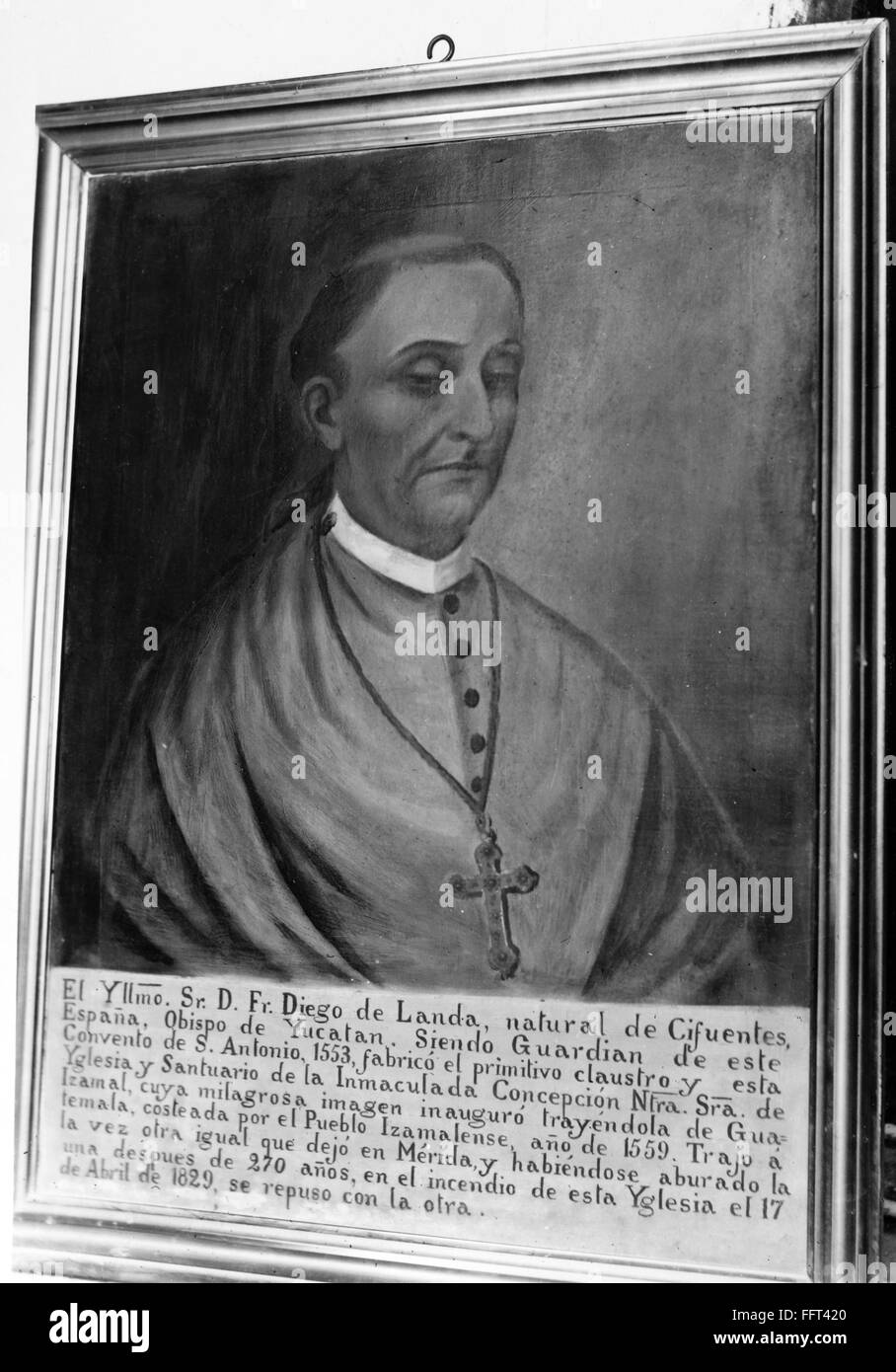 DIEGO DE LANDA CALDERON /n(1524-1579). Franciscan monk, Spanish bishop ...