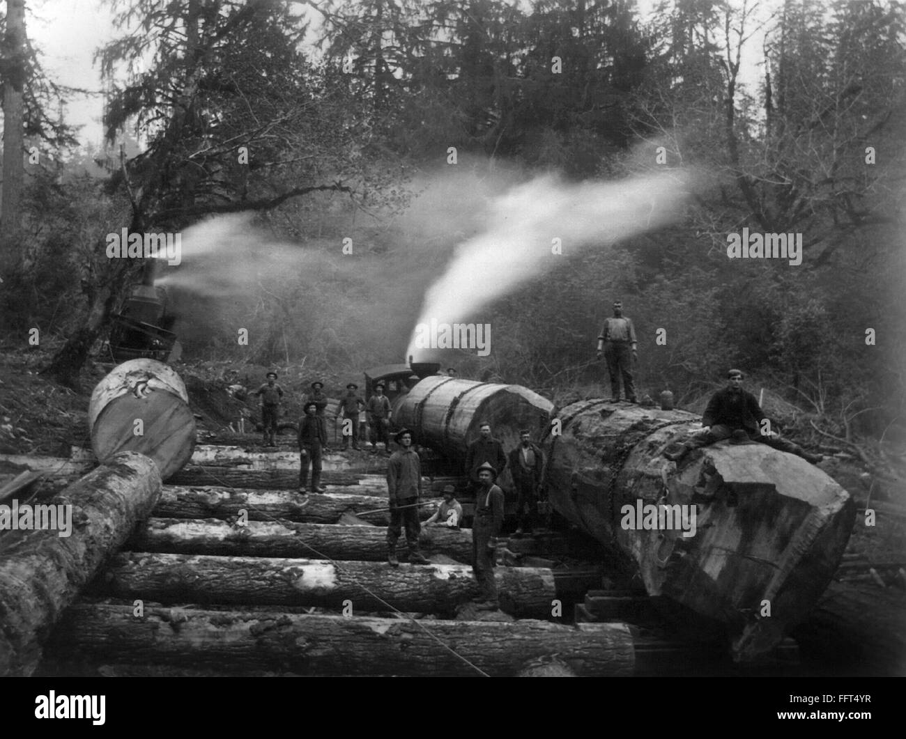 Log railroad hi-res stock photography and images - Alamy