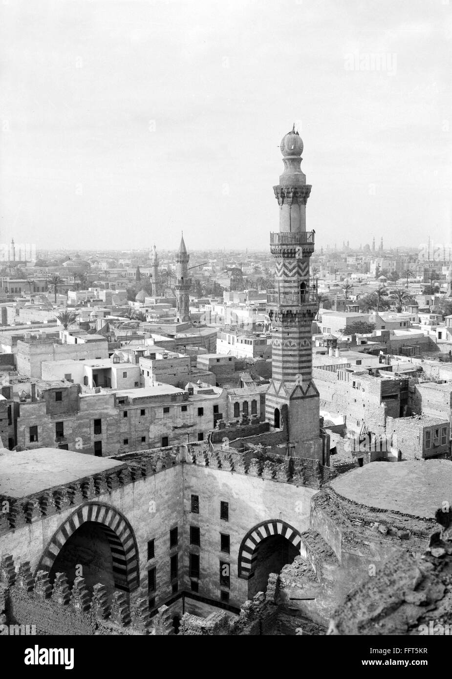 EGYPT: CAIRO. /nA rooftop view of the city of Cairo from the Mosque of ...