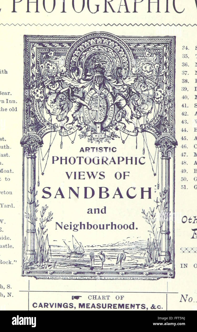 Map of sandbach hi-res stock photography and images - Alamy