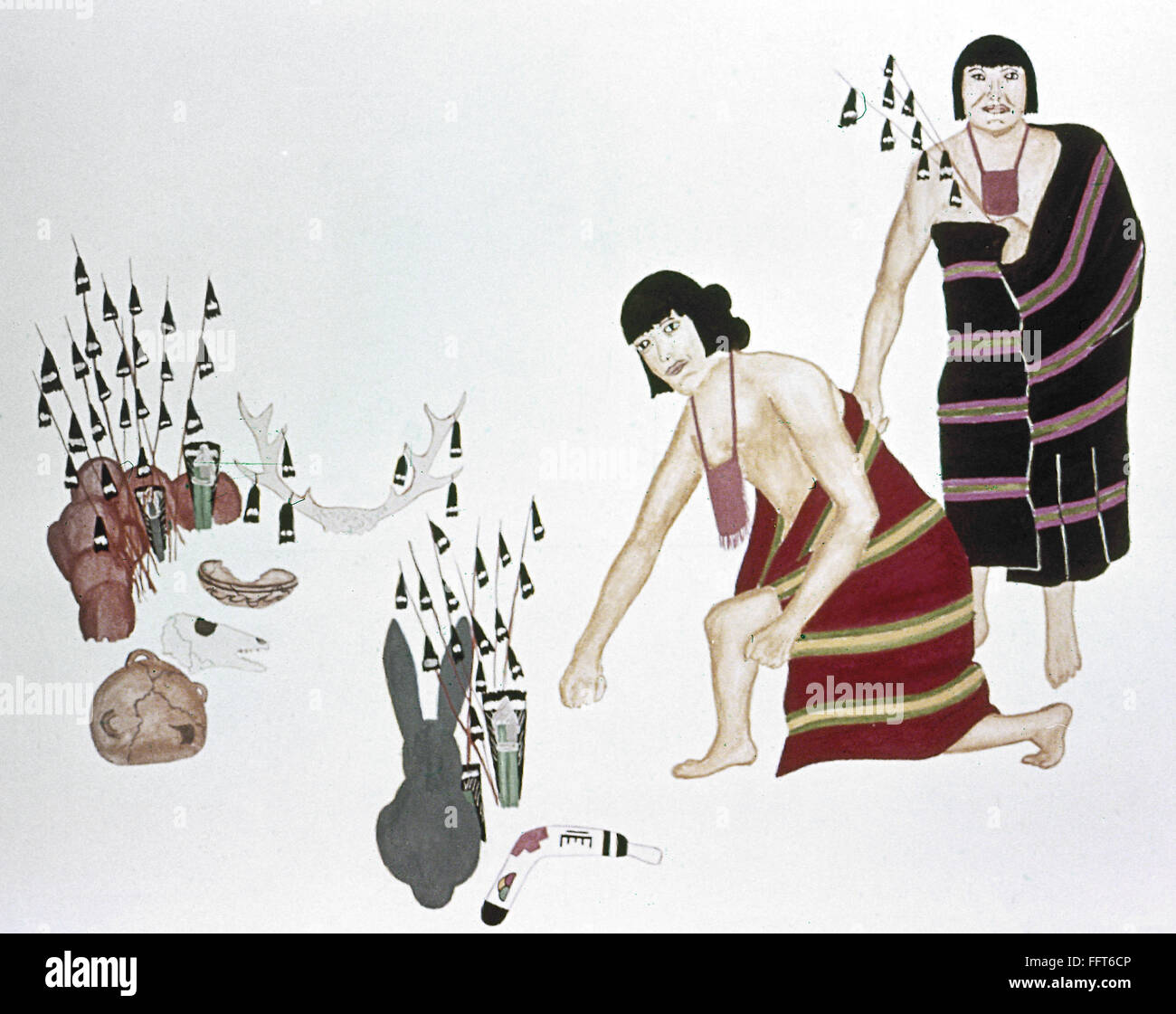 ARIZONA: HOPI SHRINE. /n'Placing Pahos (offerings) at Shrines.' Hopi ...