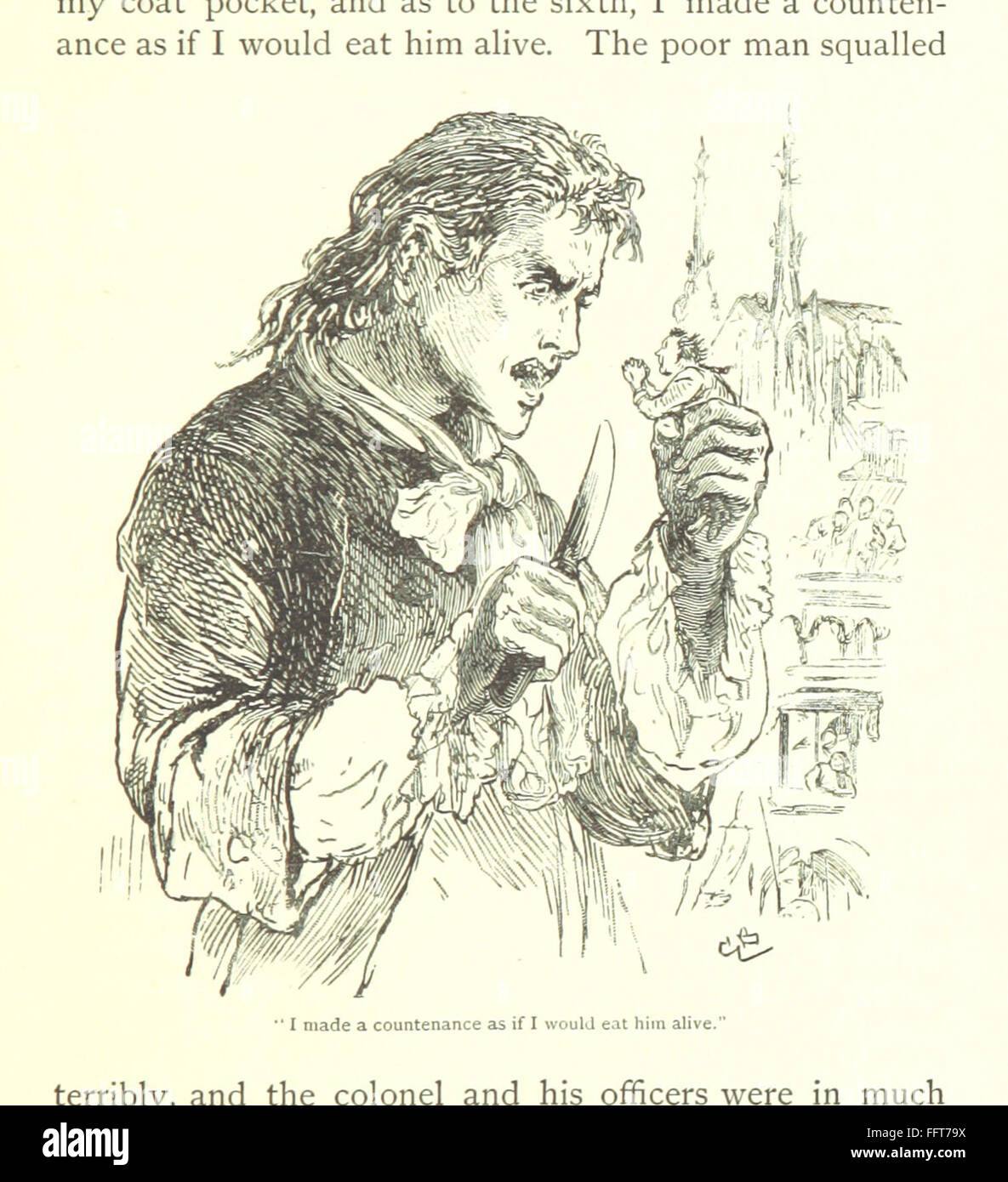 Gulliver's travels map illustration hi-res stock photography and images ...