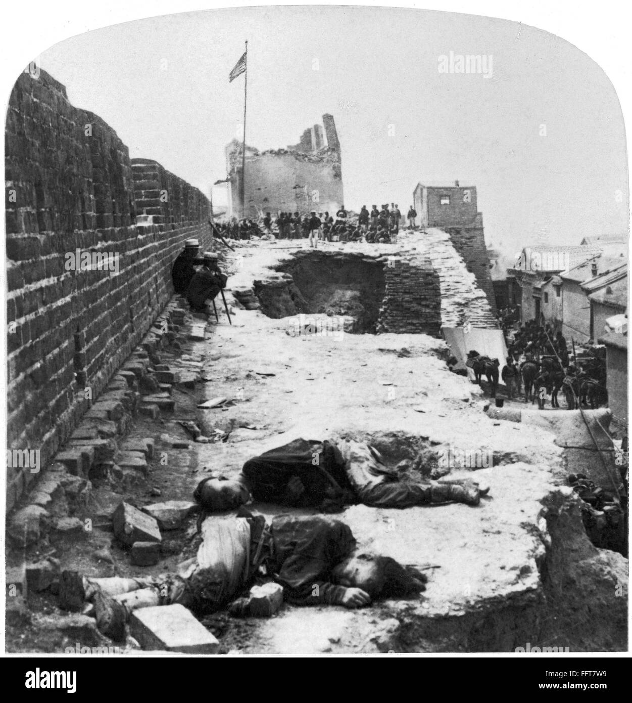 CHINA: BOXER REBELLION. /nThe remains of Chinese Boxer rebels, killed ...