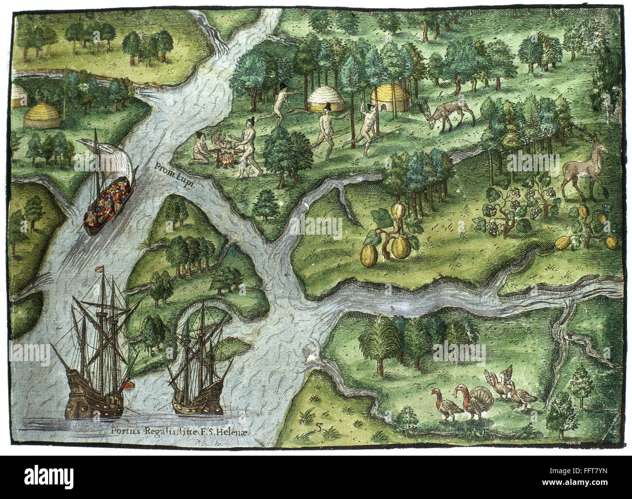 RIBAULT EXPEDITION, 1562. /nA French expedition under the command of ...