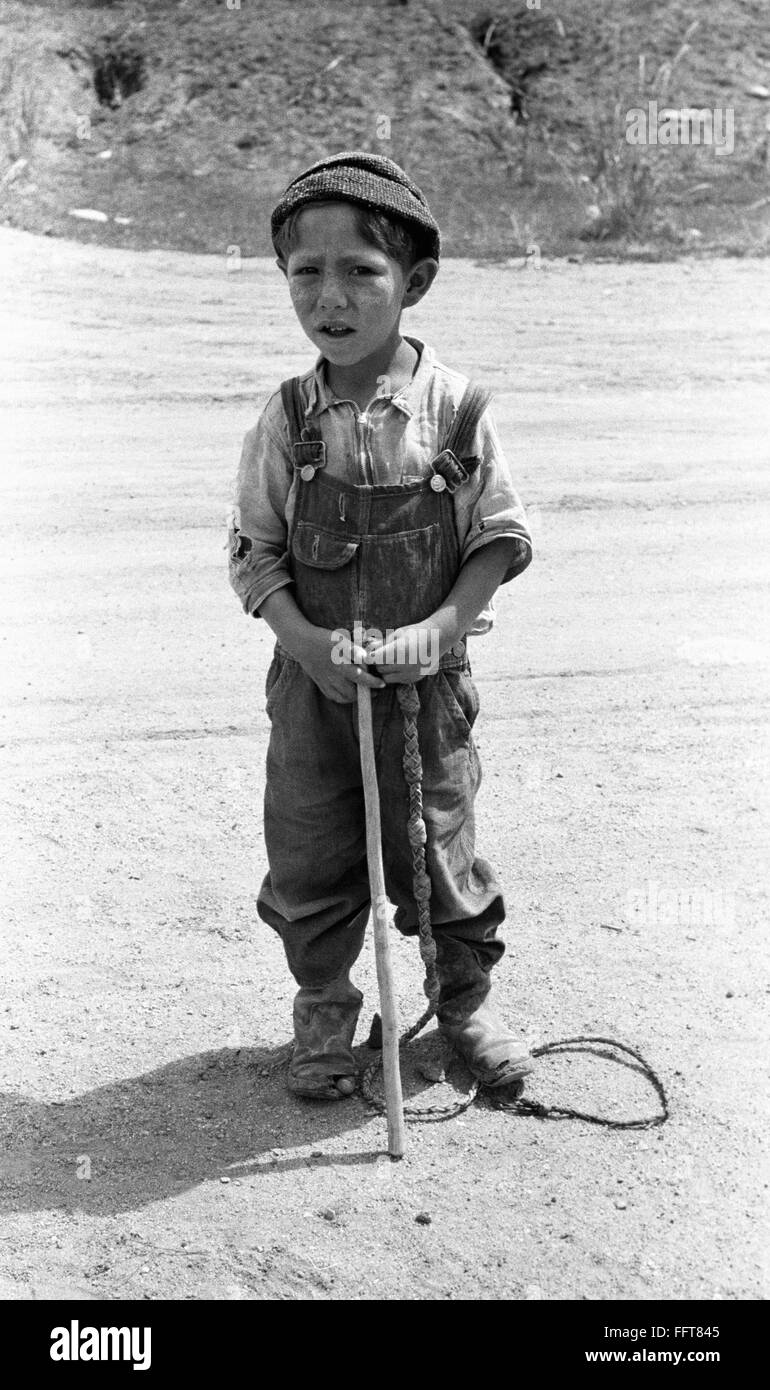 NEW MEXICO: BOY, 1940. /nYoung Spanish-American cow tender on a ...