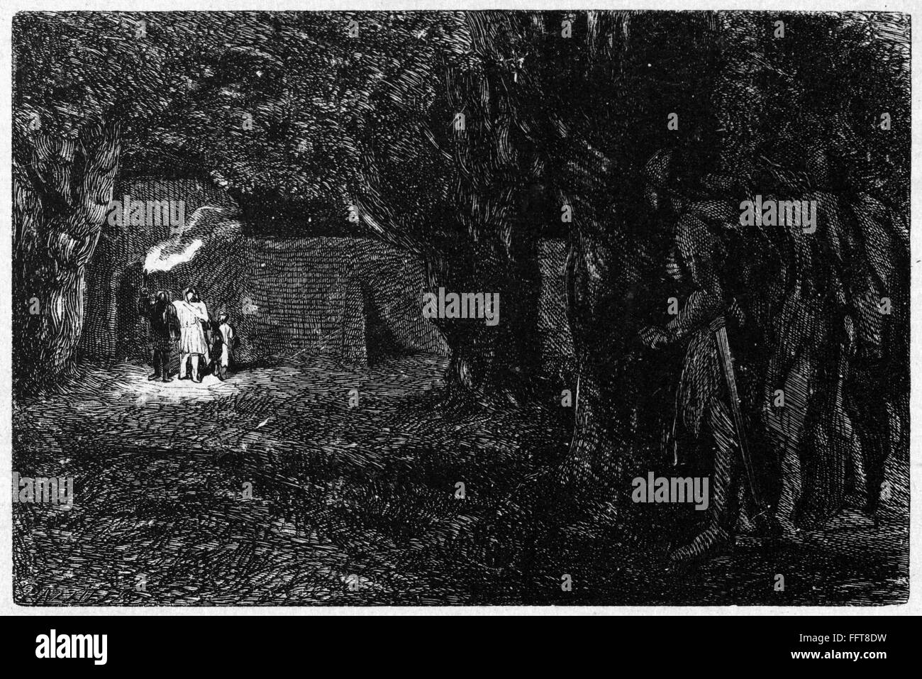 SHAKESPEARE: MACBETH. /nThe three murderers in the woods in Act III ...