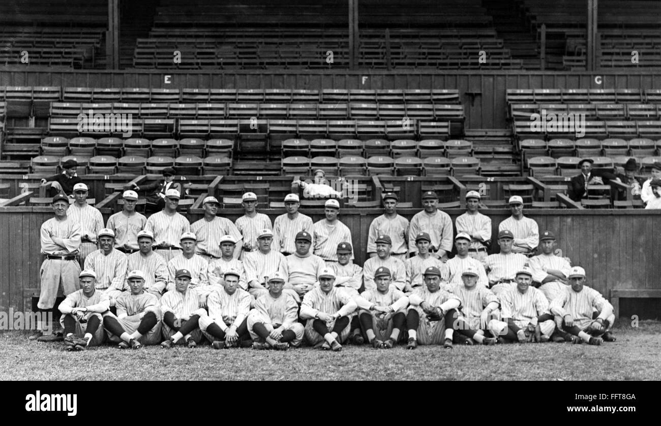 NEW YORK YANKEES, c1921. /nThe New York Yankees baseball team, with ...