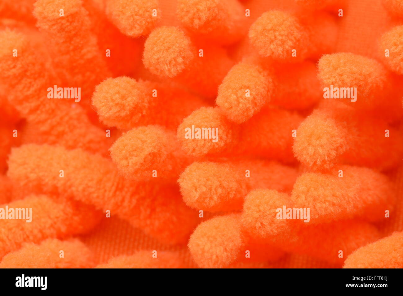 Macro of orange rag mop Stock Photo - Alamy