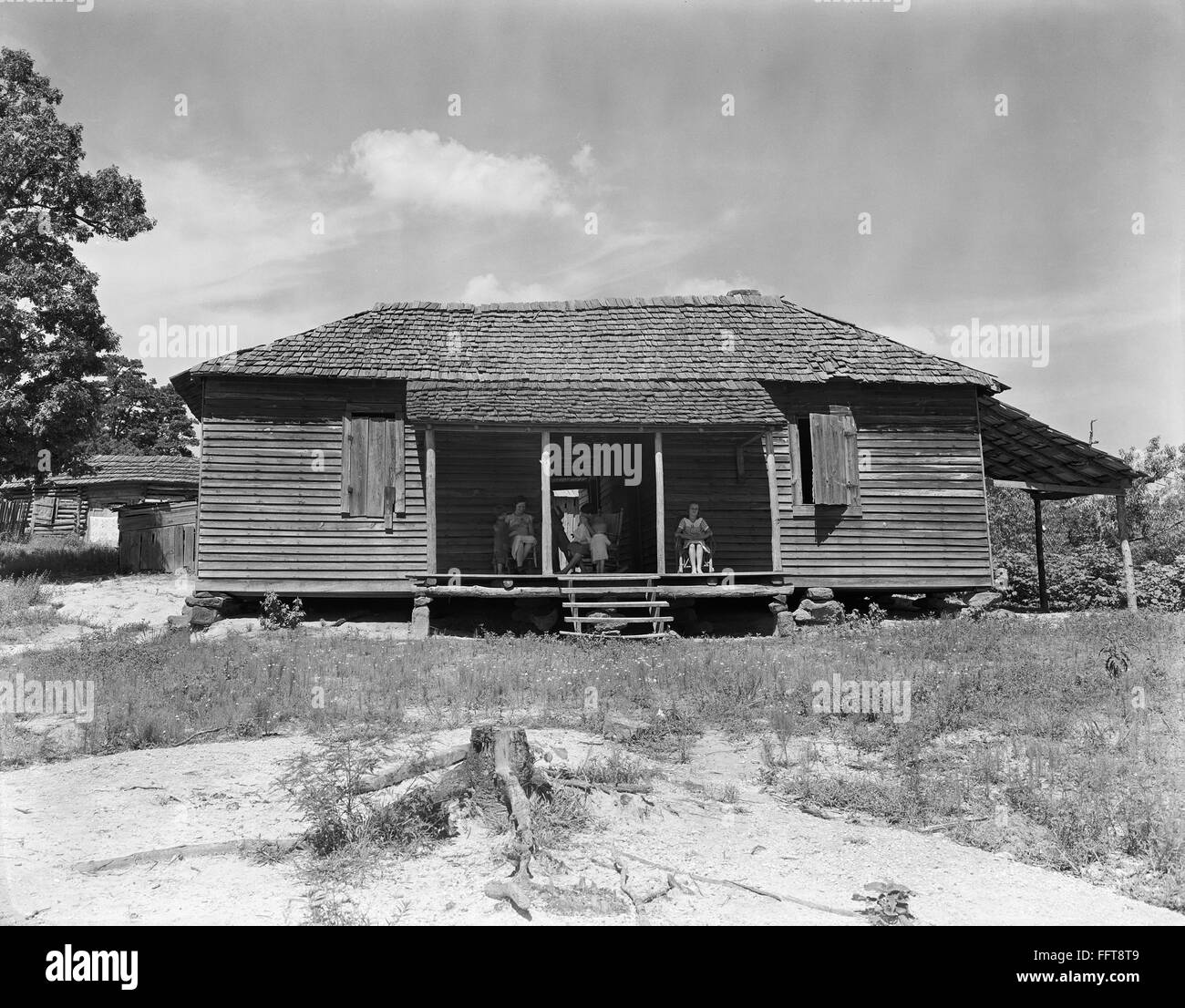 SHARECROPPER HOME, c1935. /nHome of cotton sharecropper Floyd Borroughs ...