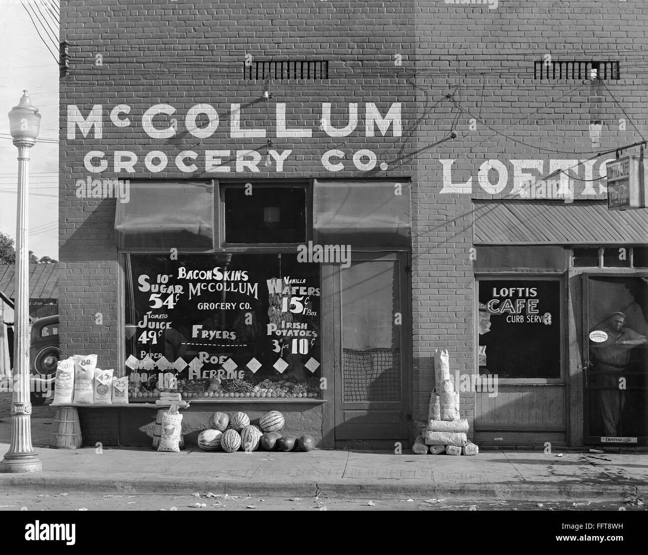 ALABAMA: STOREFRONT, c1935. /nThe McCollum Grocery Company and the ...