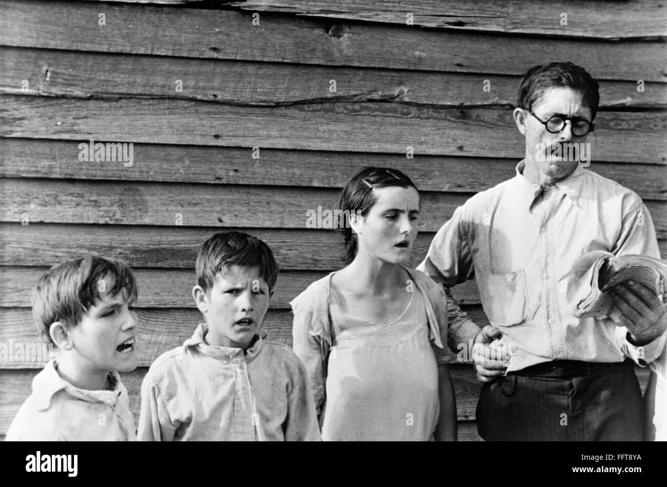 SHARECROPPER, c1935. /nA sharecropper and family singing hymns on the ...