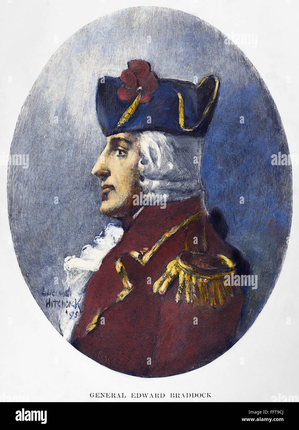 EDWARD BRADDOCK /n(1696-1755). British officer in the French and Indian ...
