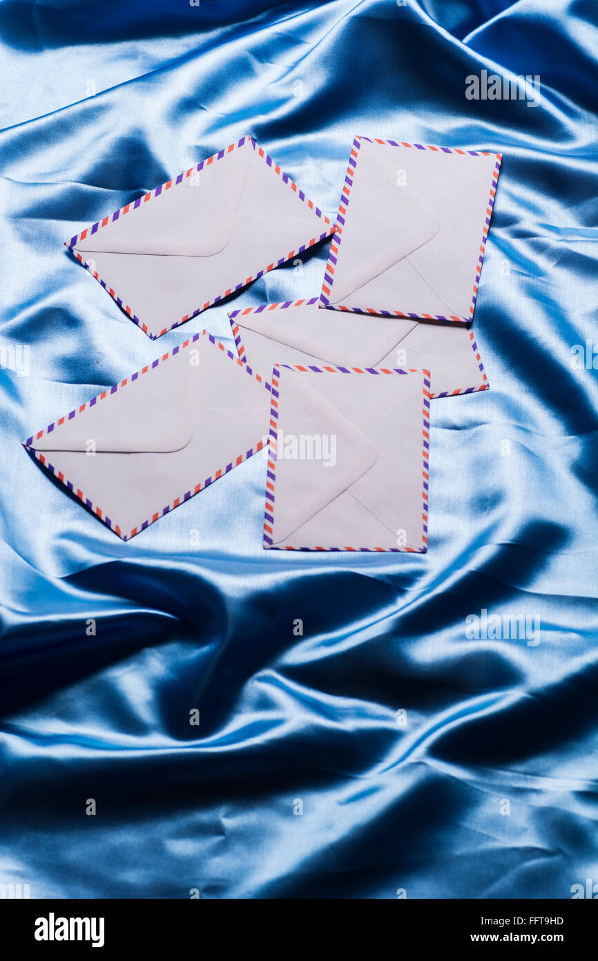 Letters on bed Stock Photo - Alamy
