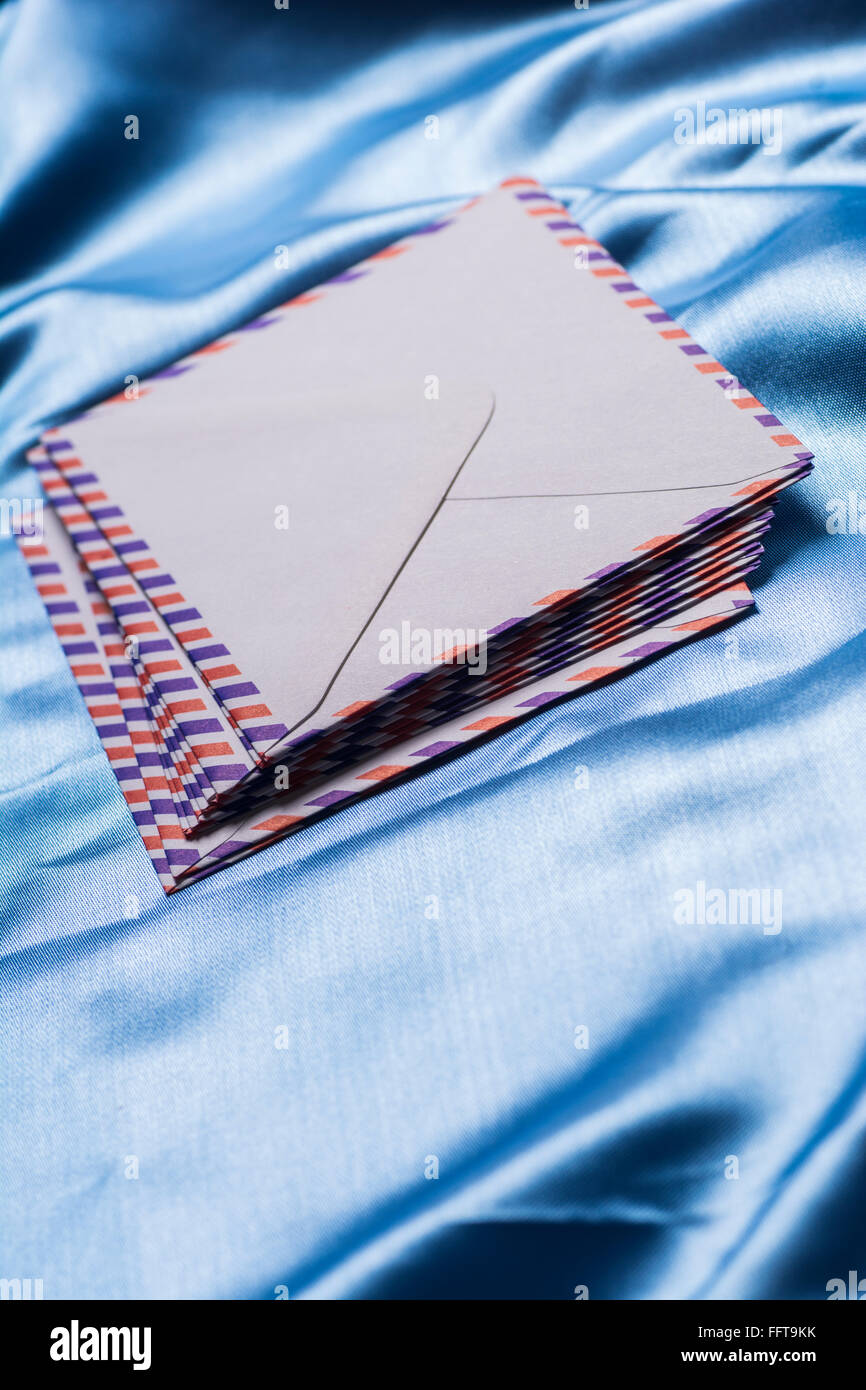 Letters on bed Stock Photo - Alamy