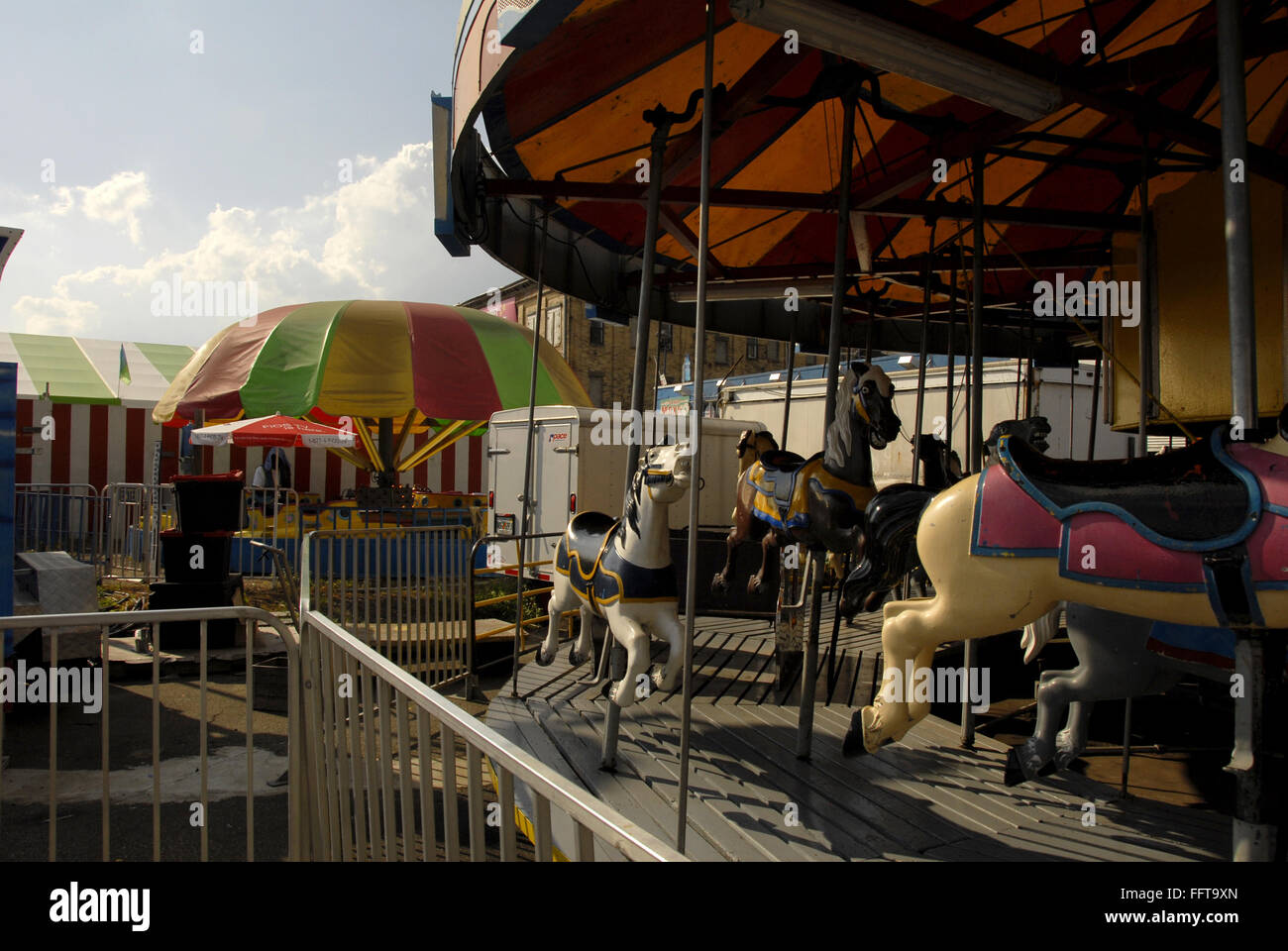 CONEY ISLAND: CAROUSEL. /nThe carousel at Astroland amusement park at ...