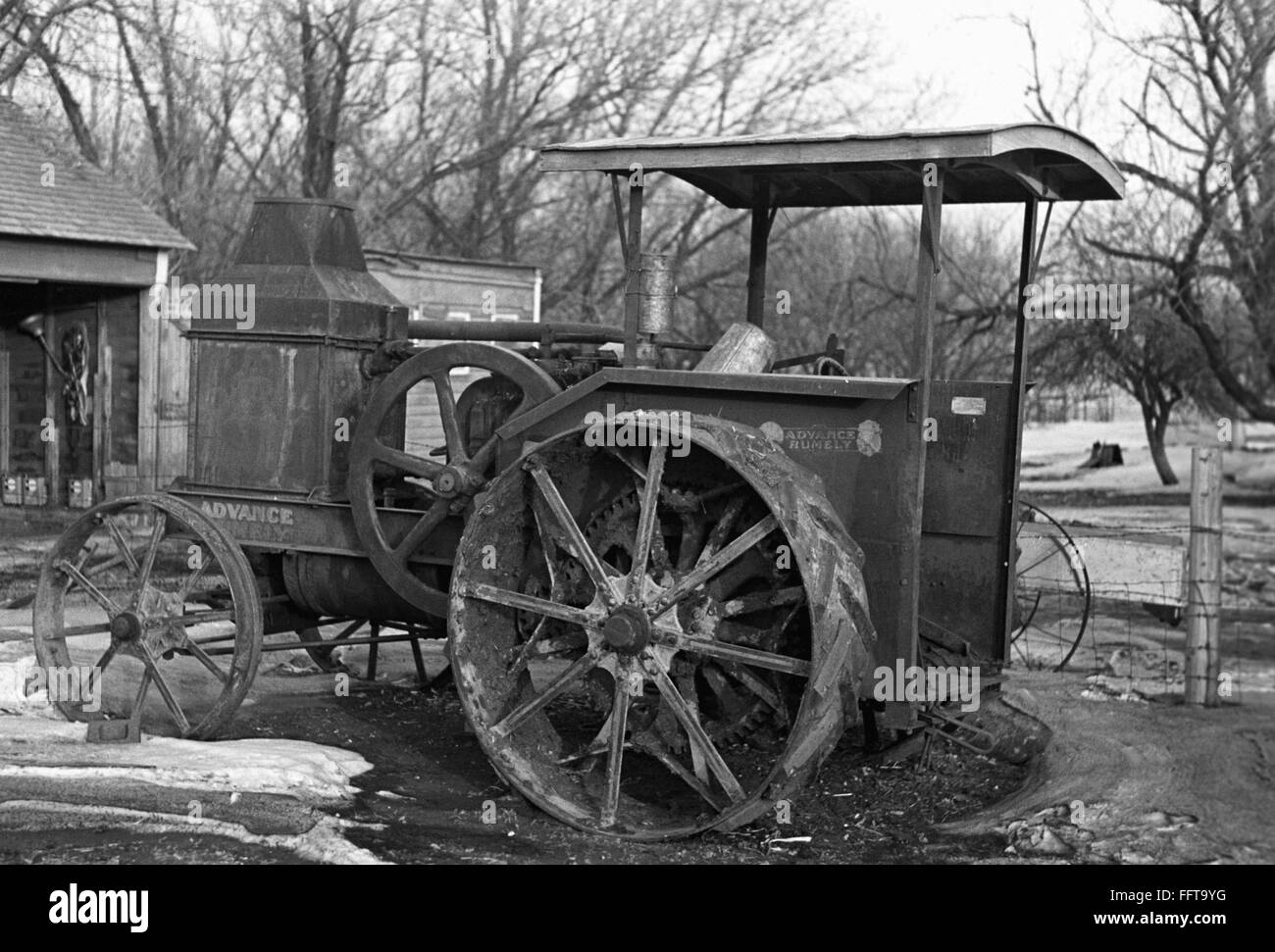 IOWA: TRACTOR, 1936. /nTractor on a farm in Emmet County, Iowa ...