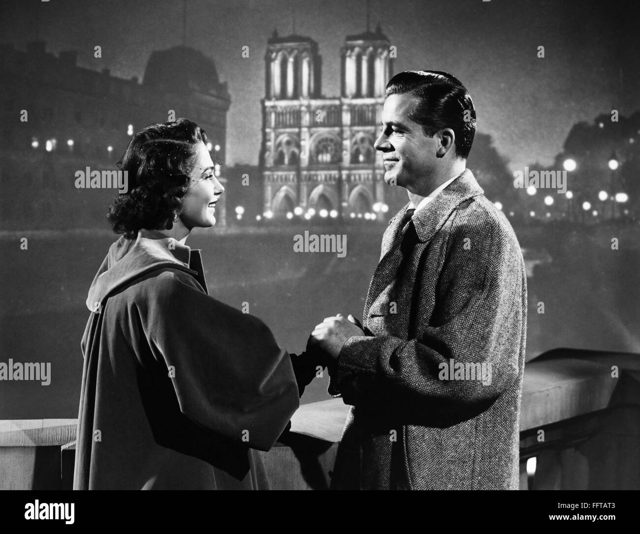 FILM: ASSIGNMENT PARIS. /nMarta TorΘn and Dana Andrews in 'Assignment Paris' directed by Robert ...