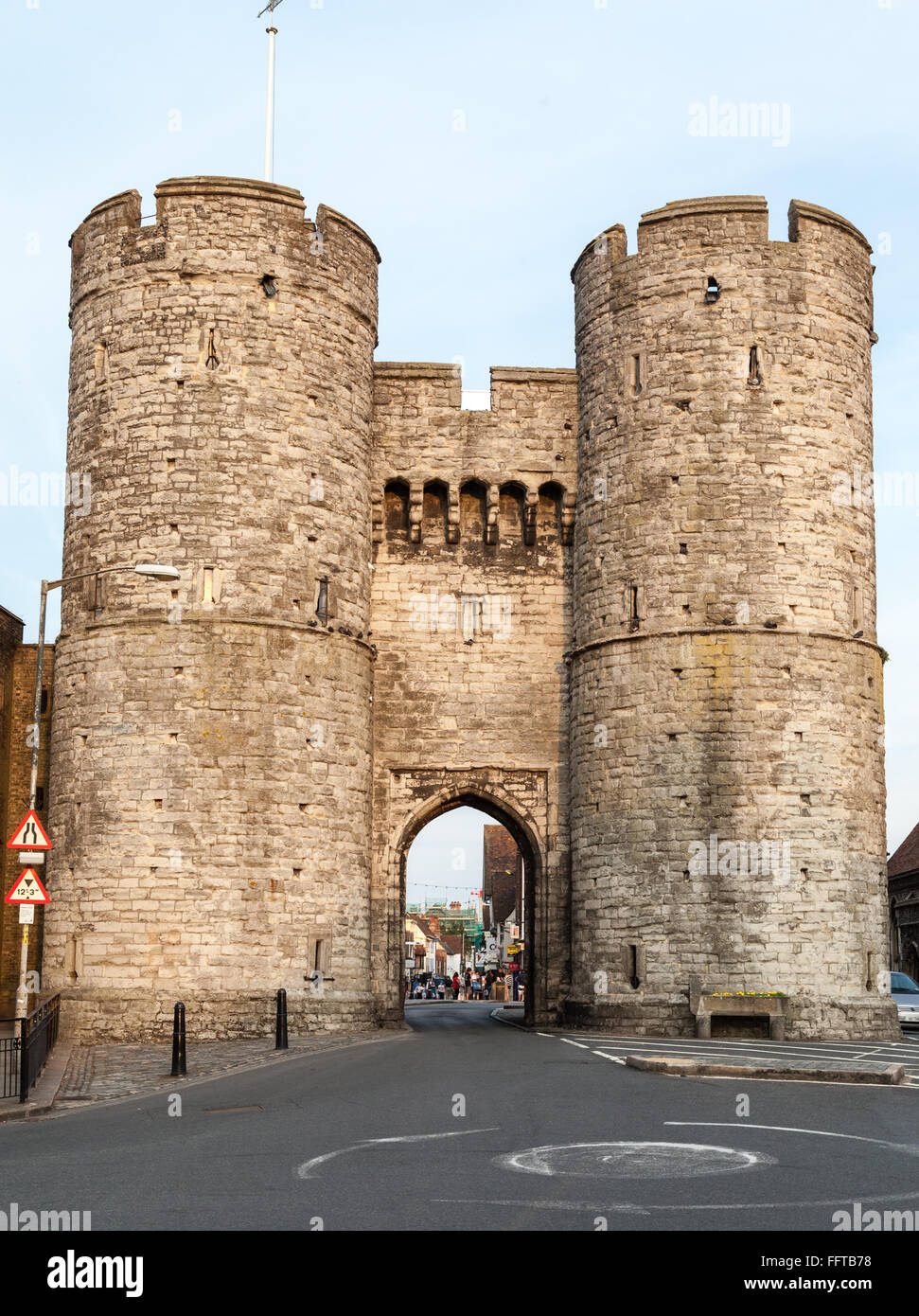 The city gates, Canterbury, Kent, England Stock Photo - Alamy