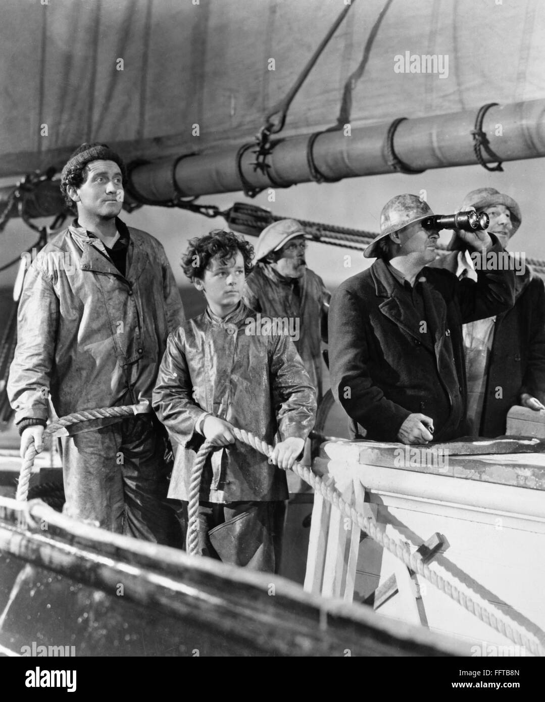 CAPTAIN COURAGEOUS, 1937. /nSpencer Tracey, left, with Freddie ...