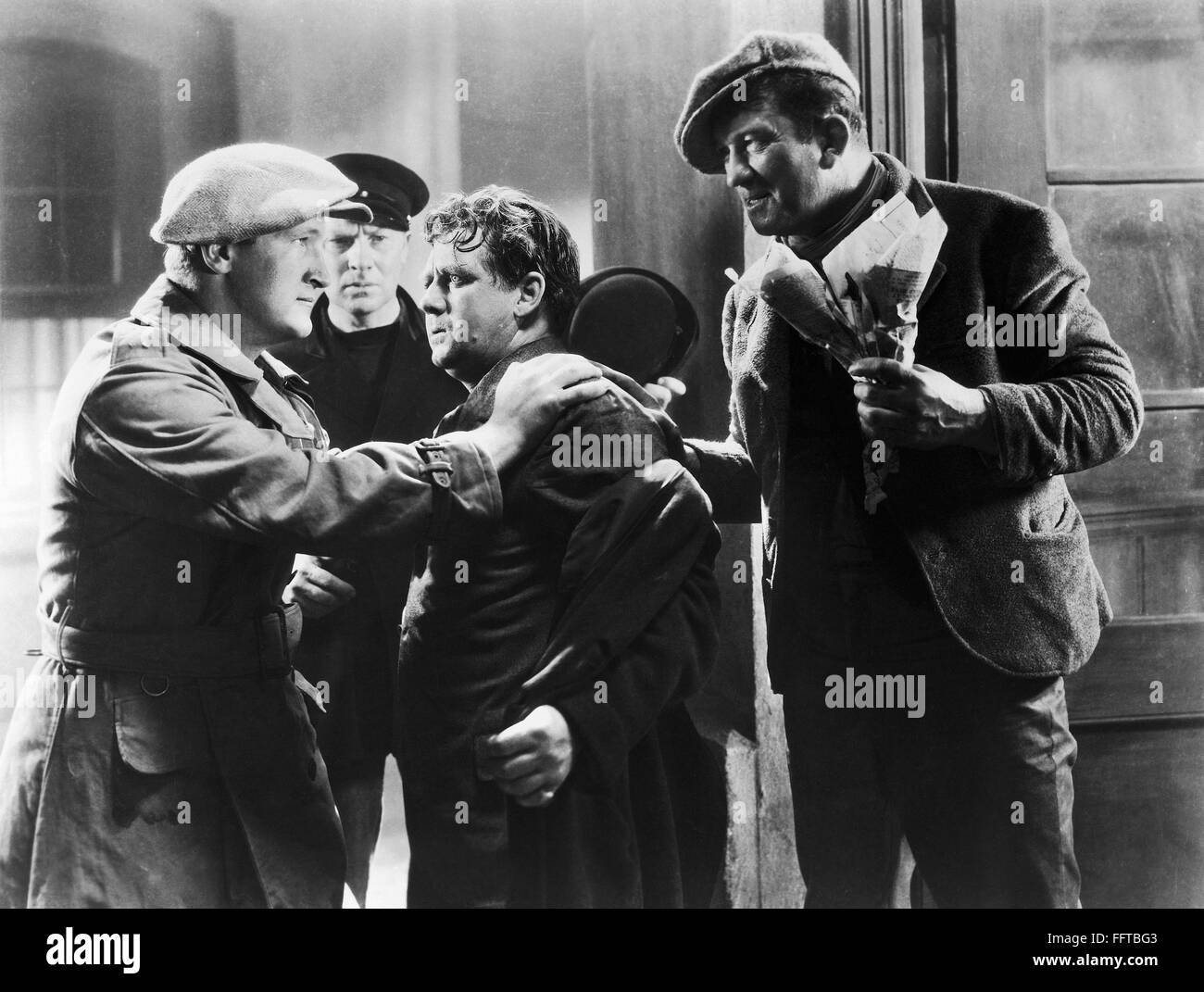 FILM: THE INFORMER, 1935. /nVictor McLaglen, right, as the protagonist ...