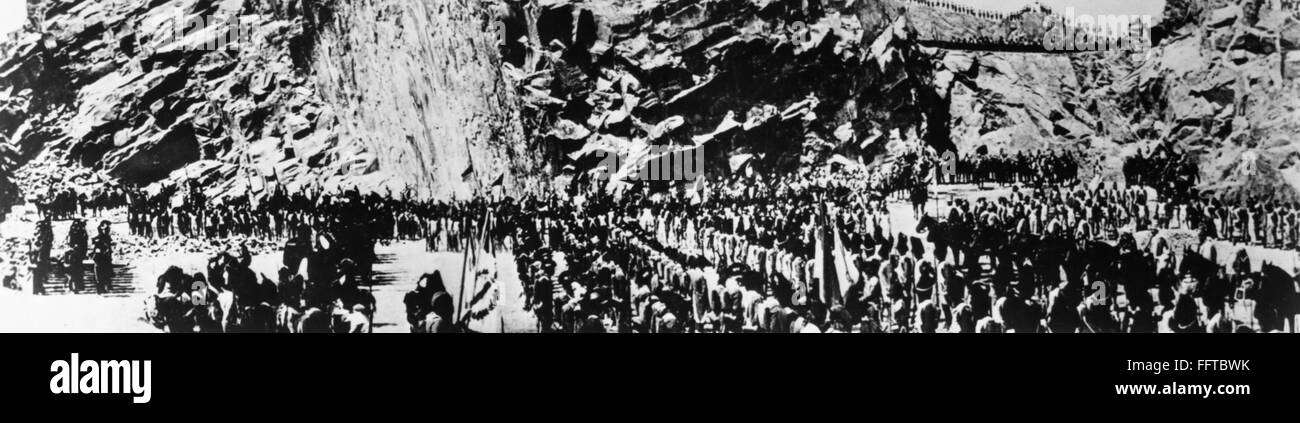 ABEL GANCE: NAPOLEON, 1927. /nScene from the French director Abel Gance ...