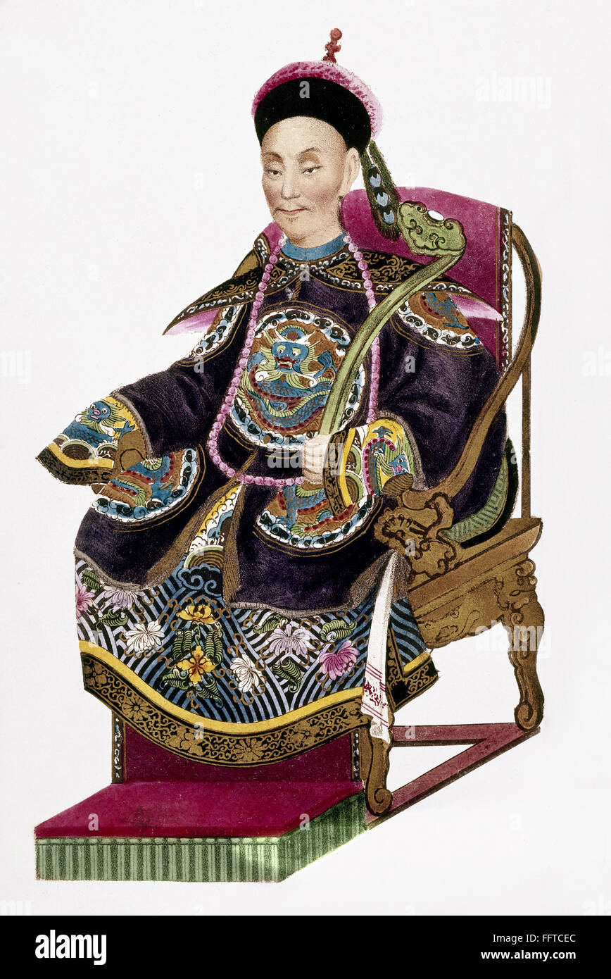 TAO KUANG (1782-1850). /nCh'ing emperor of China, 1820-1850. Lithograph ...