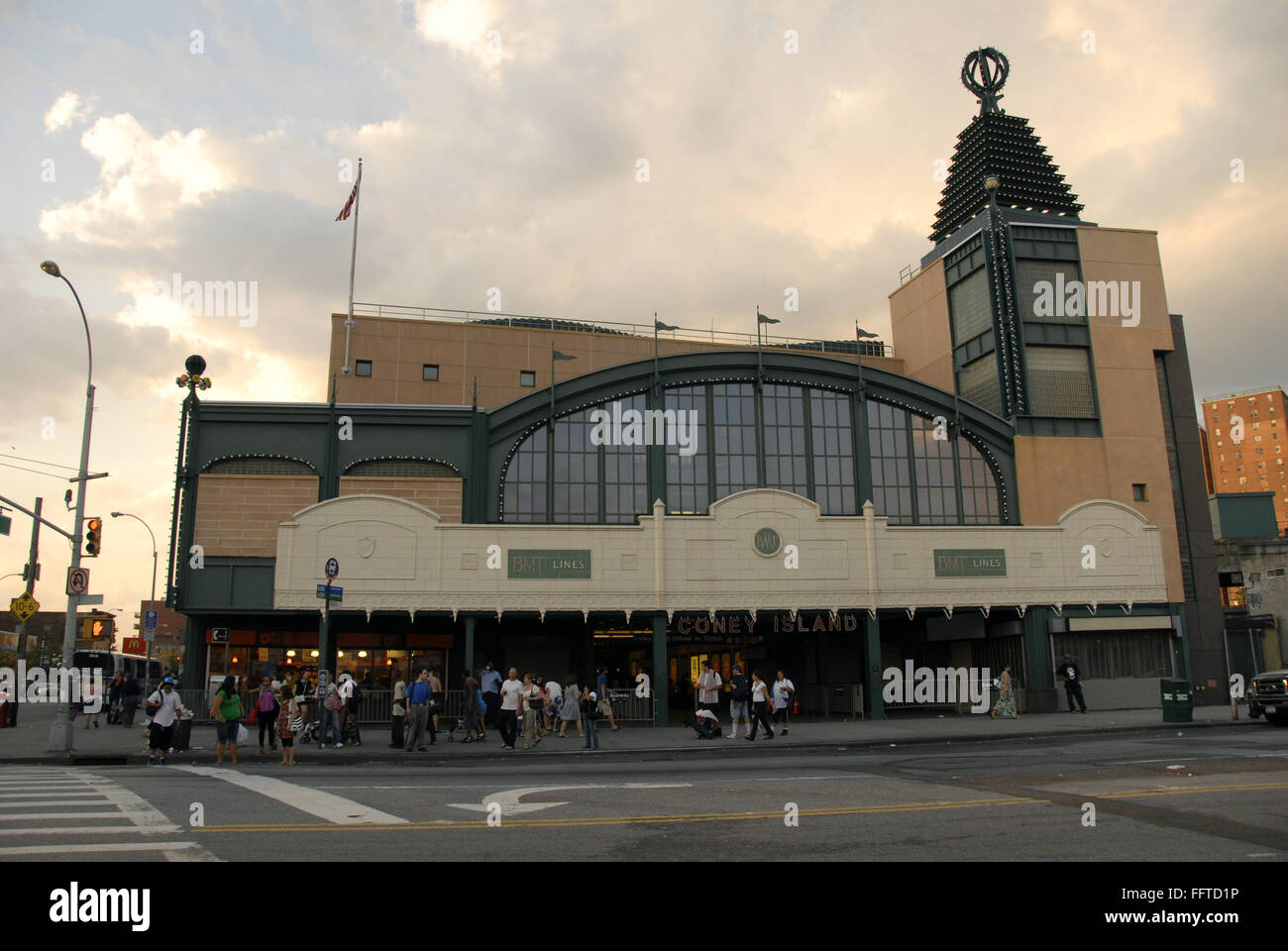 CONEY ISLAND: SUBWAY. /nThe Coney Island/Stillwell Avenue subway ...