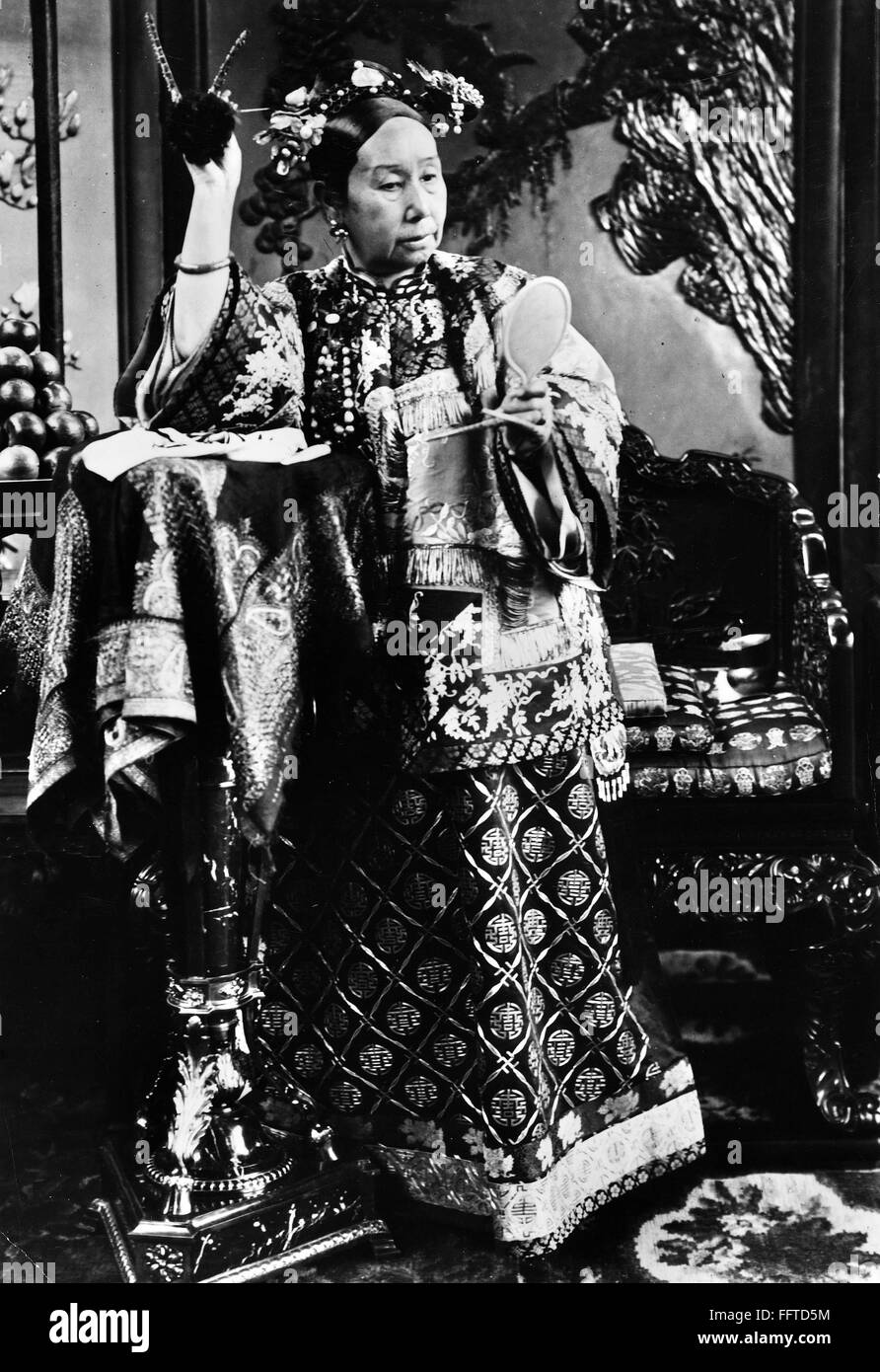 TZ'U HSI (1835-1908). /nEmpress dowager of China, 1875-1908 ...