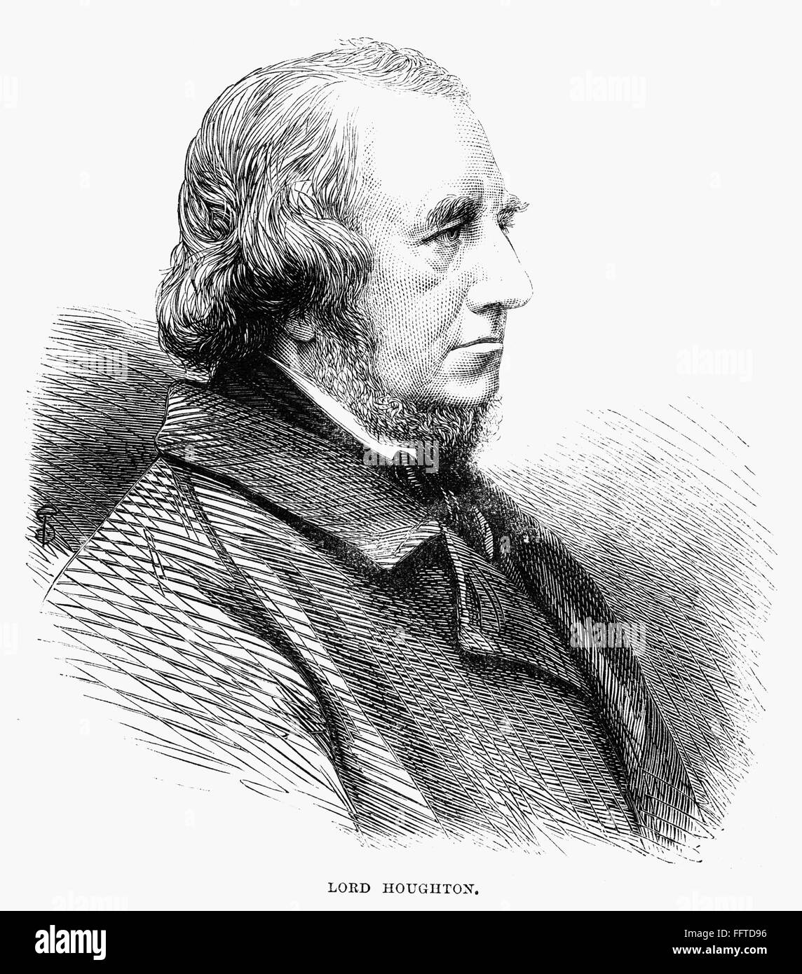 RICHARD MONCKTON MILNES /n(1809-1885). 1st Baron Houghton. English poet ...