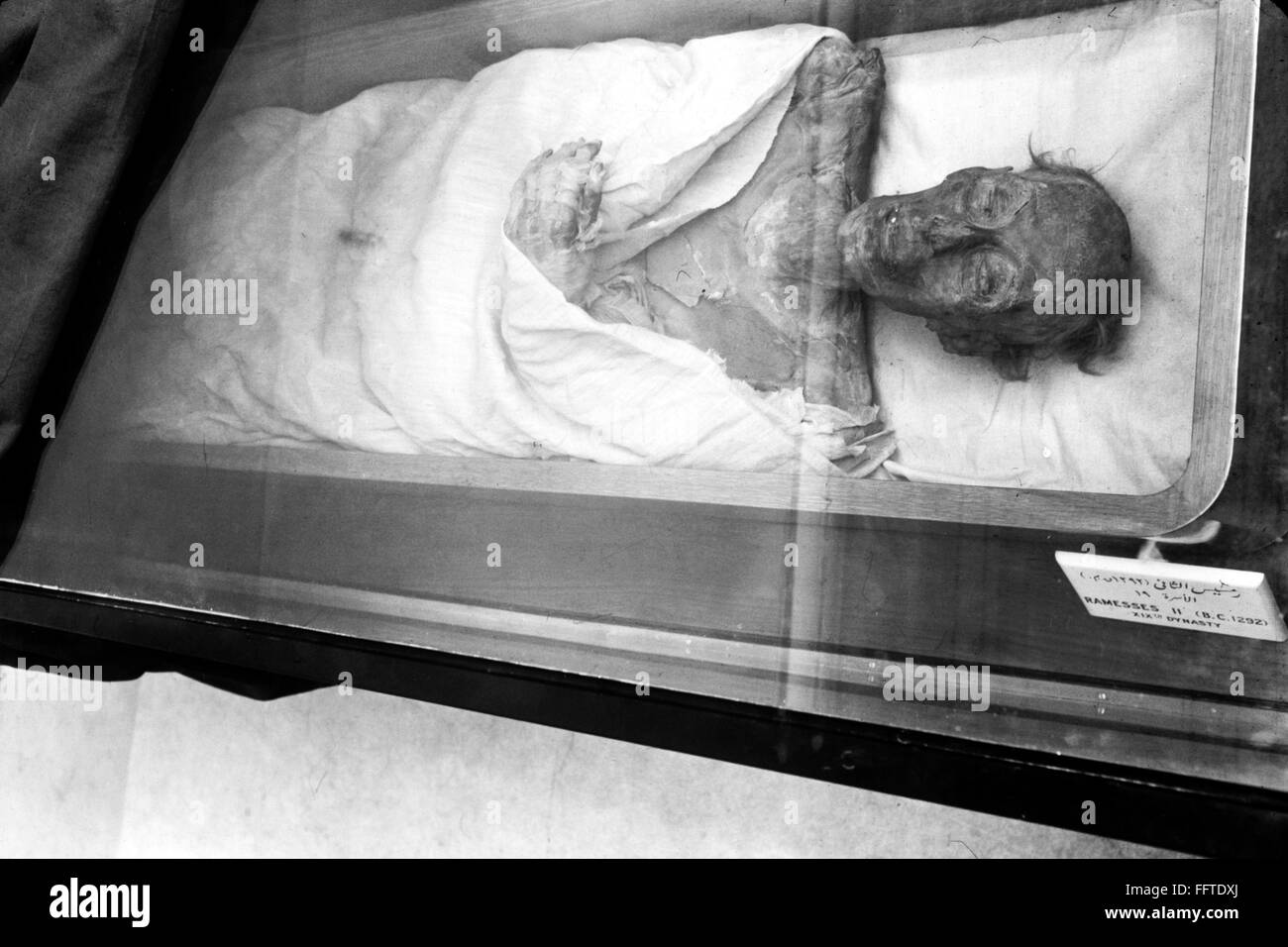 RAMSES II: MUMMY. /nThe mummified body of the 19th Dynasty Egyptian ...