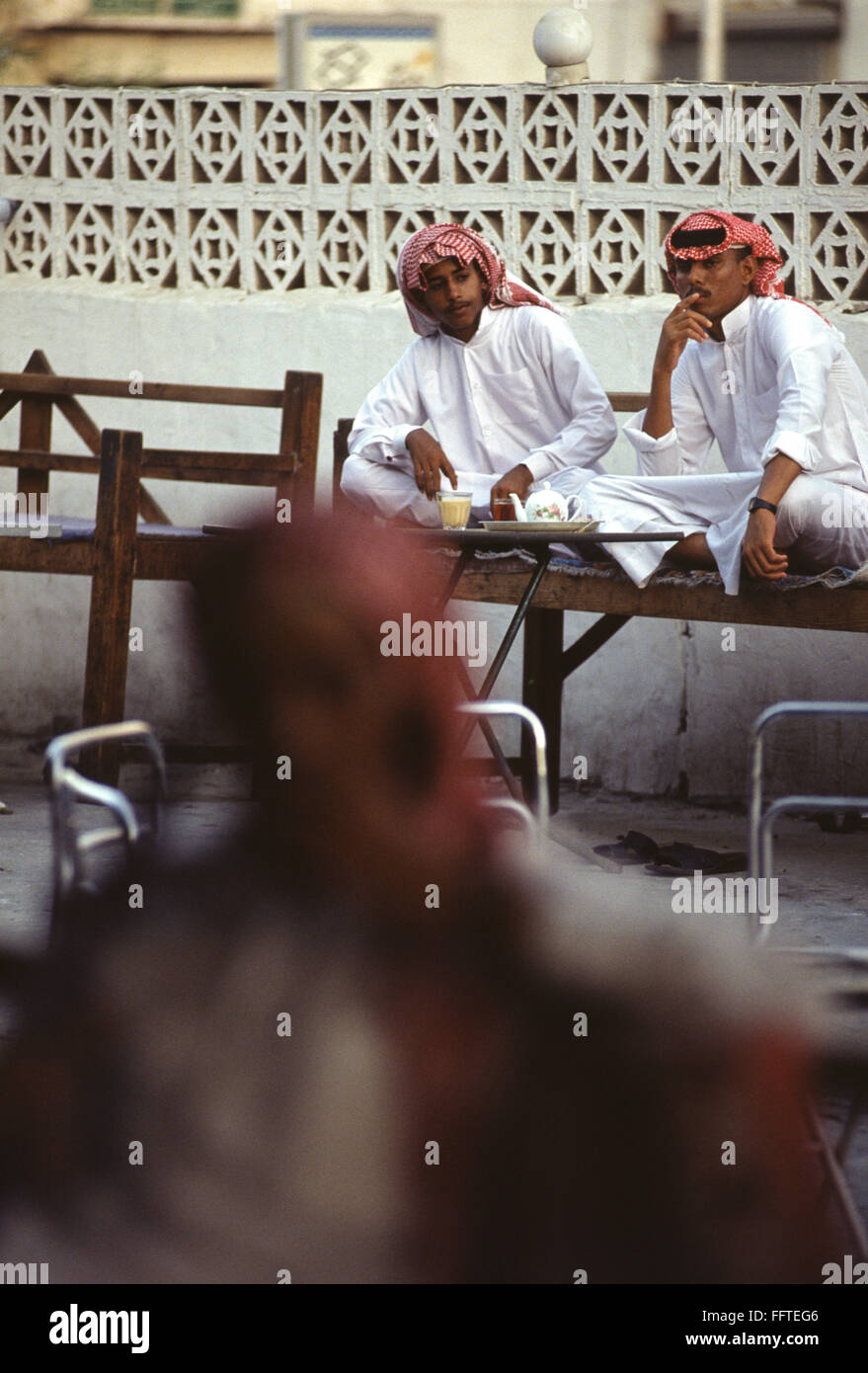 Saudi outdoor cafe hi-res stock photography and images - Alamy