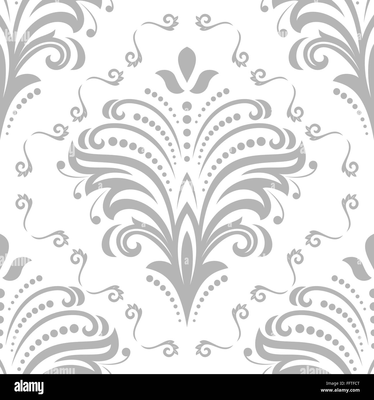 Floral Fine Seamless Pattern Stock Photo - Alamy