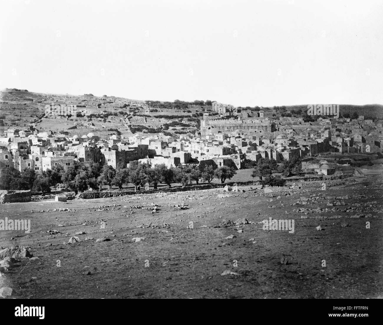 HEBRON. /nA view of the city of Hebron, the largest city on the West ...