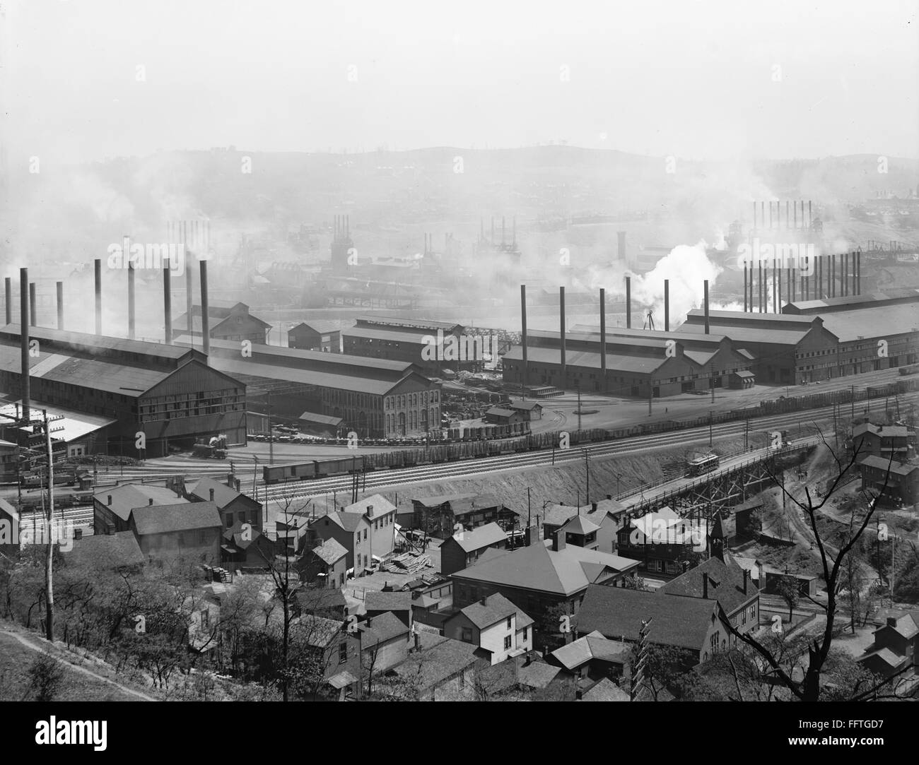 Homestead steel works Black and White Stock Photos & Images - Alamy