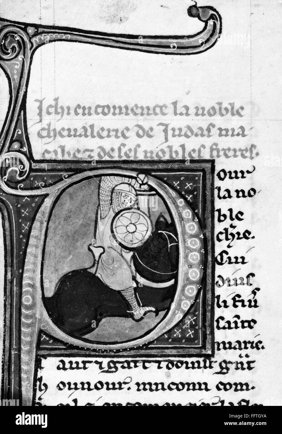 MACCABEE SOLDIER. /nA Maccabean soldier on horseback, 2nd century B.C ...