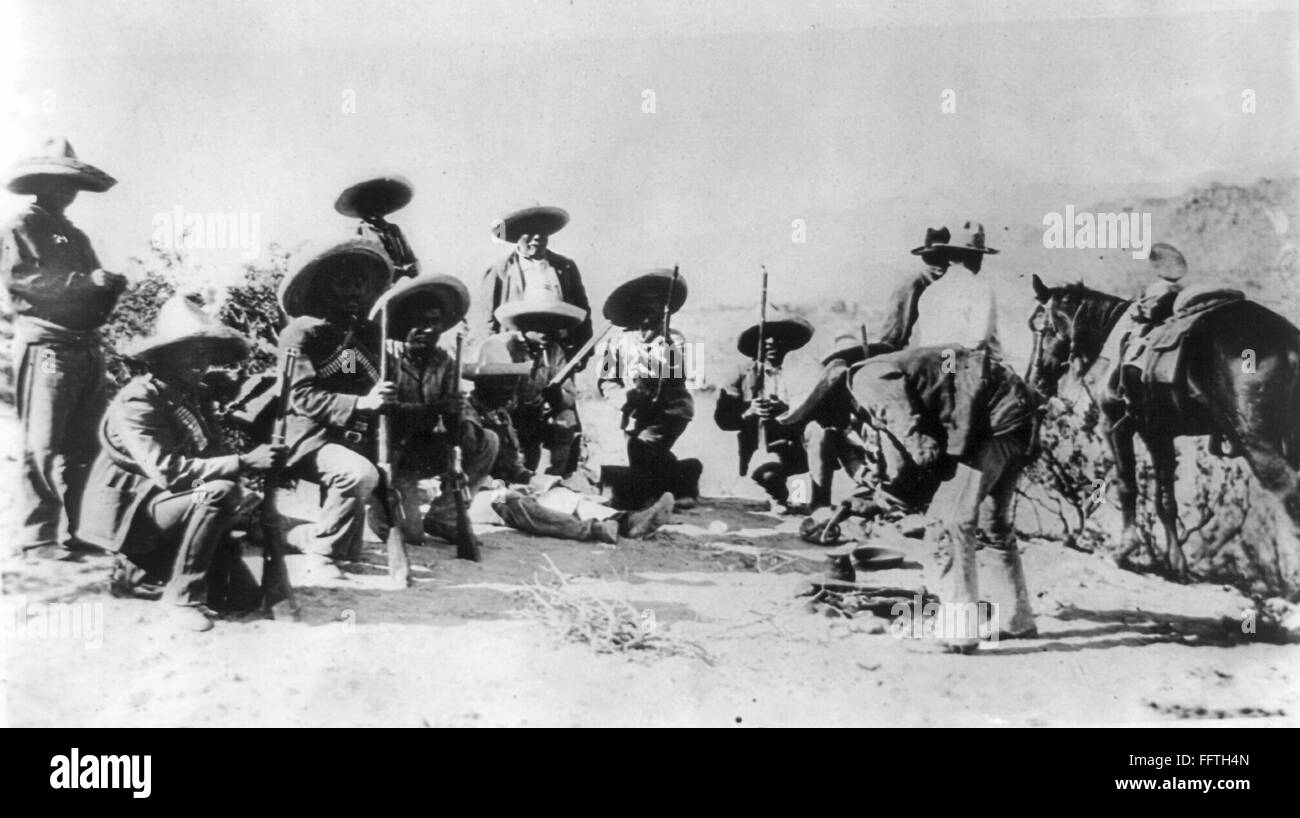 MEXICAN REVOLUTION, 1911. /nRebel forces taking part in the Battle of ...