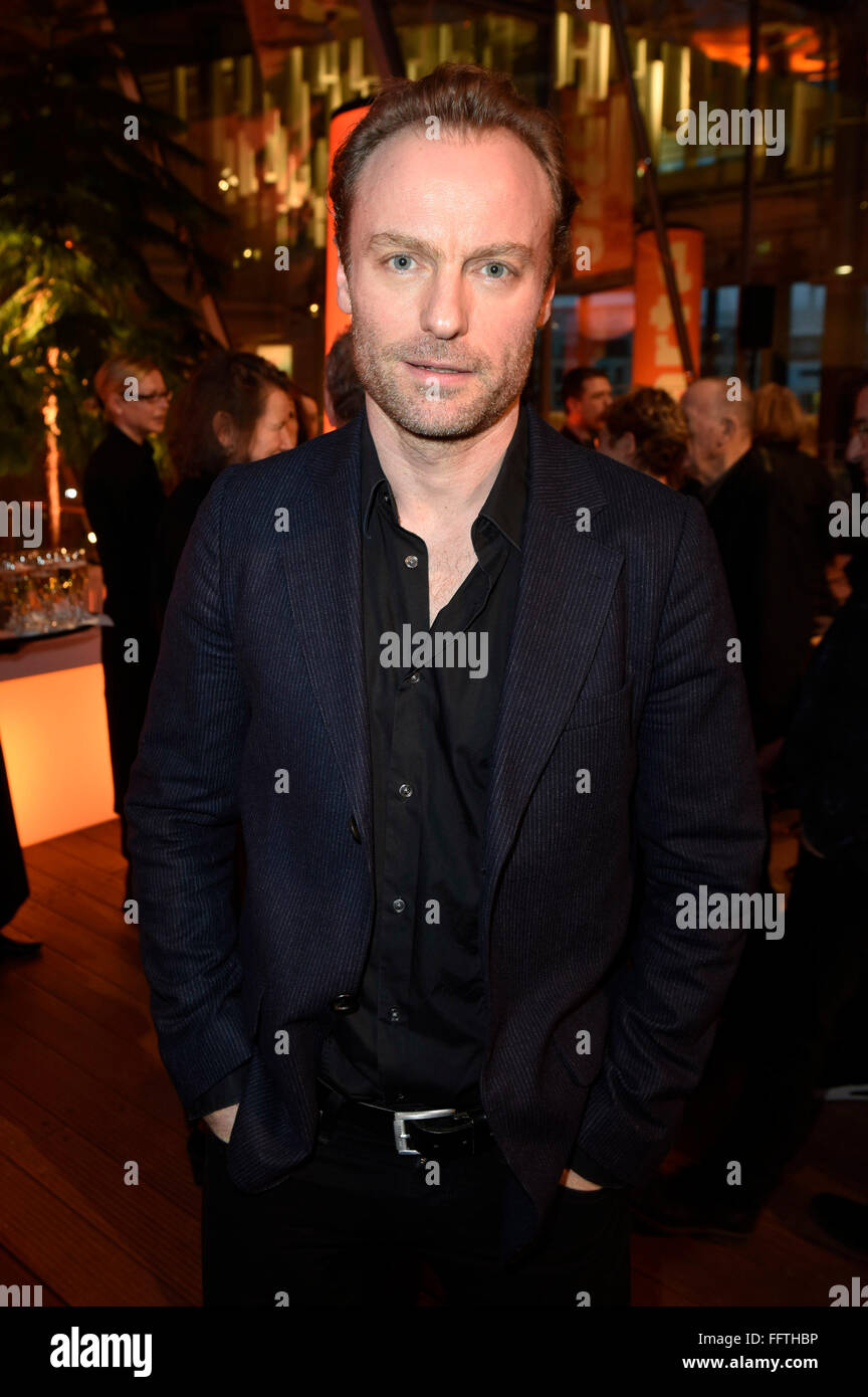 Berlin, Germany. 15th Feb, 2016. Mark Waschke at the Arte Reception ...
