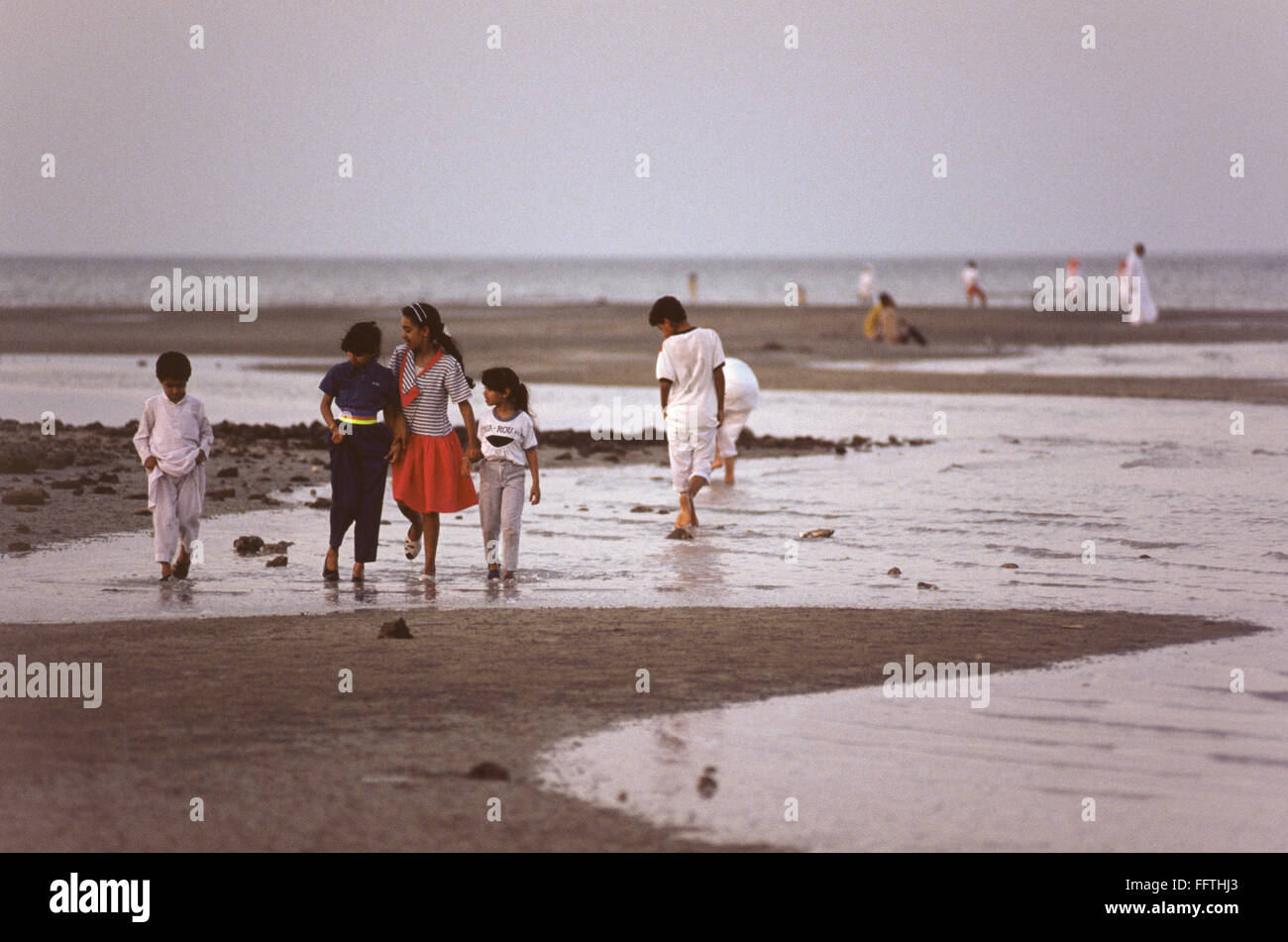 The beach at Al Khobar, Saudi Arabia Stock Photo - Alamy