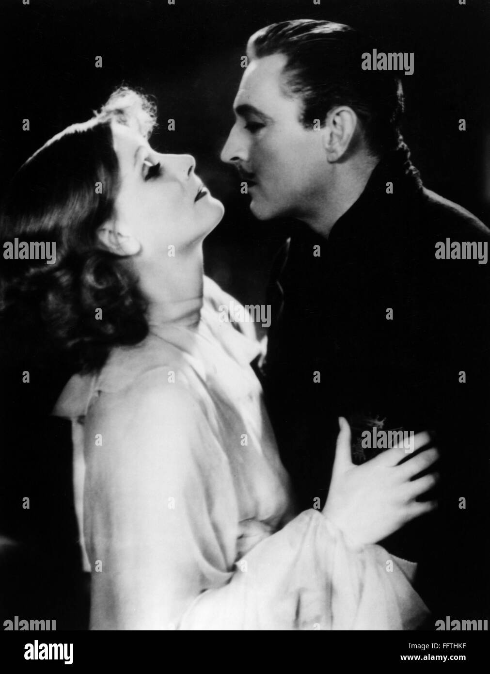 FILMS: GRAND HOTEL, 1932. /nGreta Garbo and John Barrymore in a scene ...