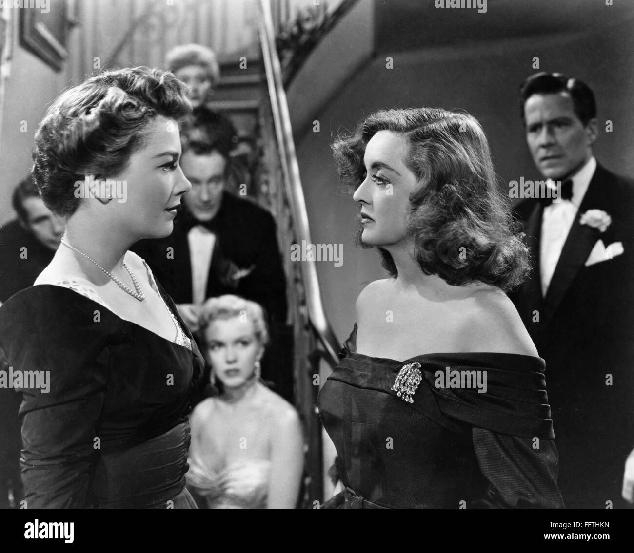 FILM: ALL ABOUT EVE, 1950. /nAnn Baxter, left, as Eve, and Bette Davis ...