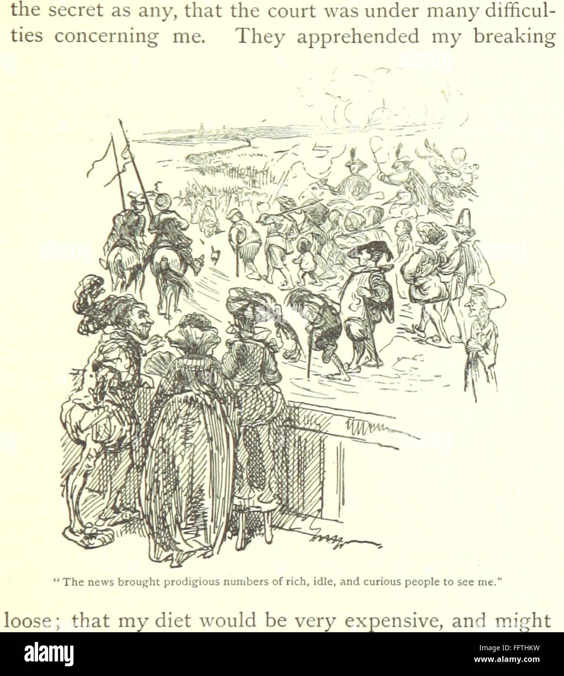 Gulliver's travels map illustration hi-res stock photography and images ...