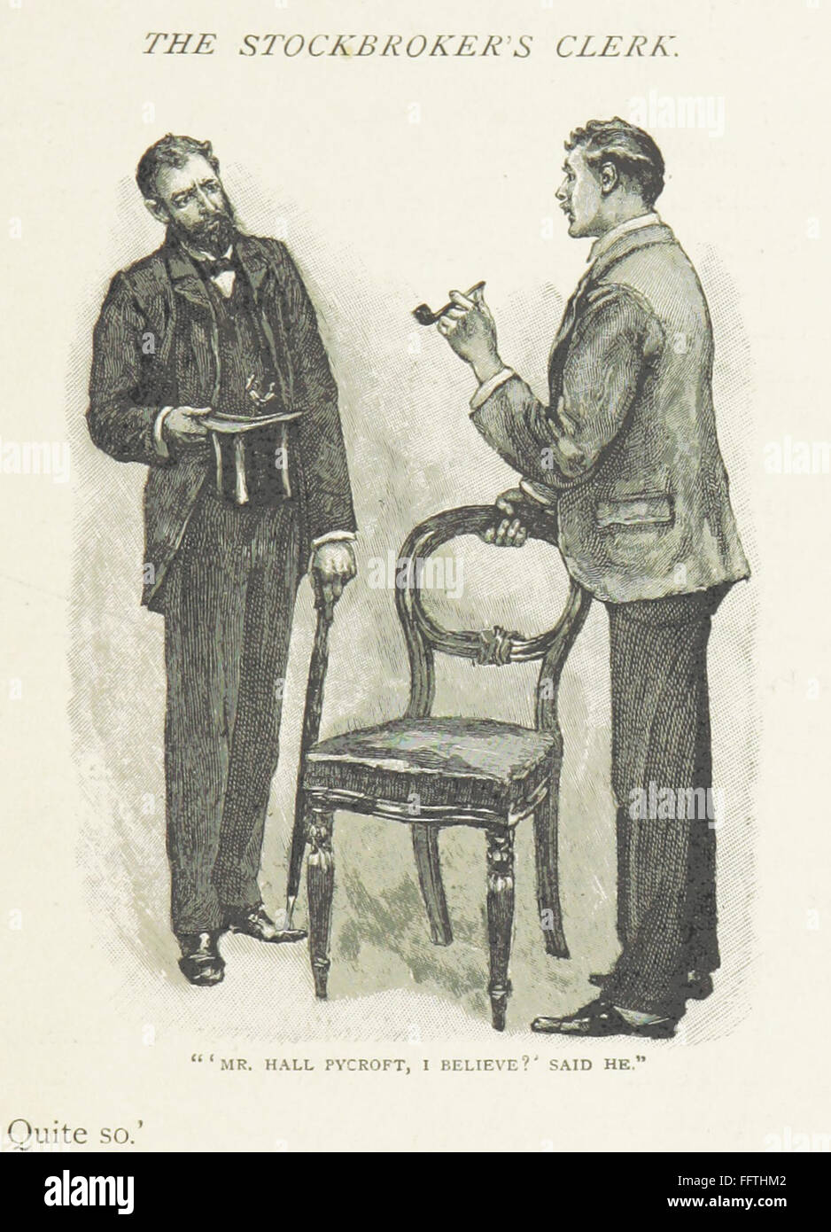 This vintage book features the famous detective Sherlock Holmes, as ...