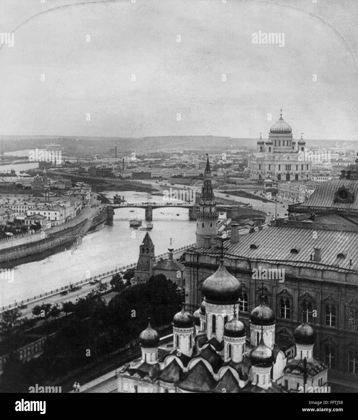 RUSSIA: MOSCOW, c1903. /nView of Moscow, Russia from the Ivan the Great ...