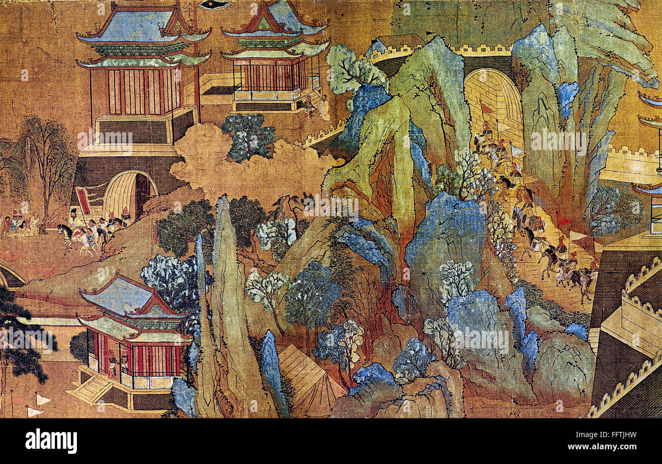 CHINA: HAN EMPEROR. /nThe triumphal entry of Han emperor Liu Bang into ...