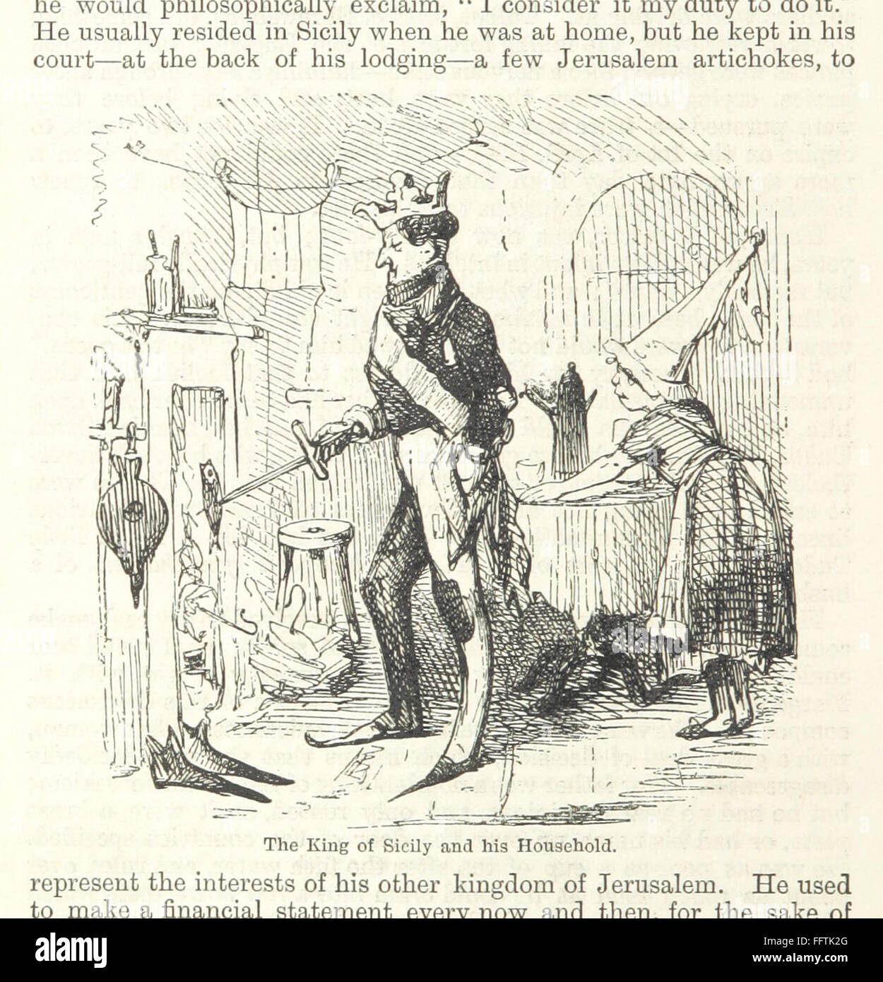 This vintage comic history of England, illustrated with twenty colored ...