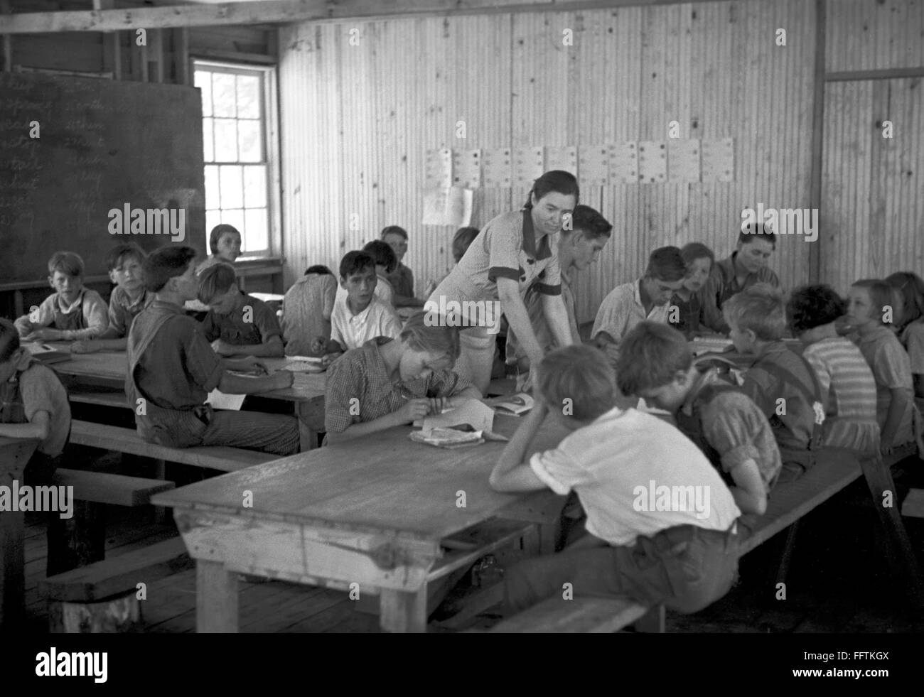 ALABAMA: CLASSROOM, 1936. /nRural classroom for migrant children at ...