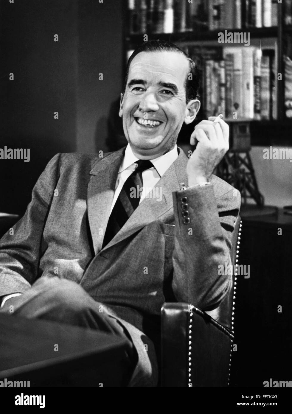 EDWARD R. MURROW /n(1908-1965). American journalist and broadcaster ...