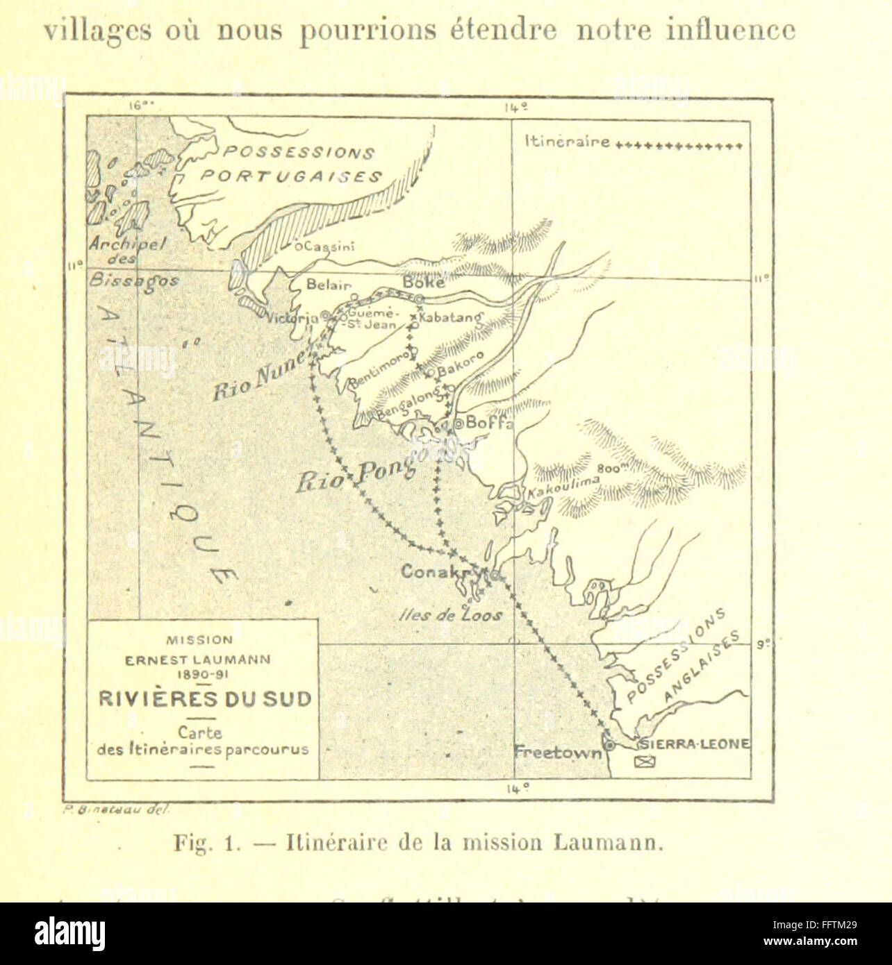 This vintage book, written in French, explores the western coast of ...
