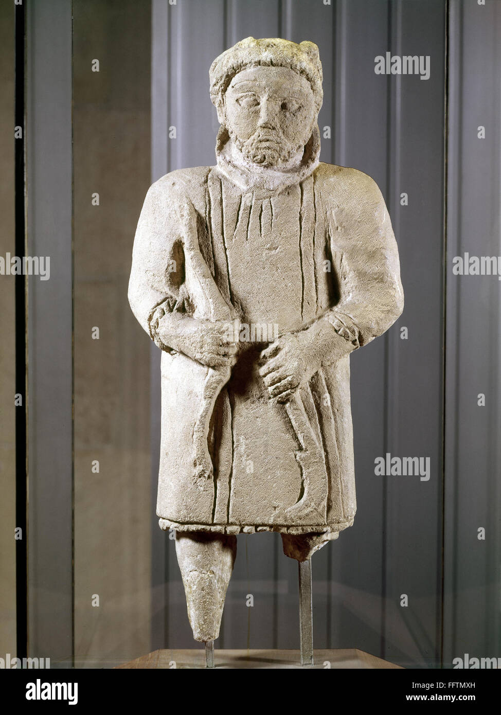 CELTIC DEITY./nCeltic forest deity carrying a bow and a sickle. Roman ...