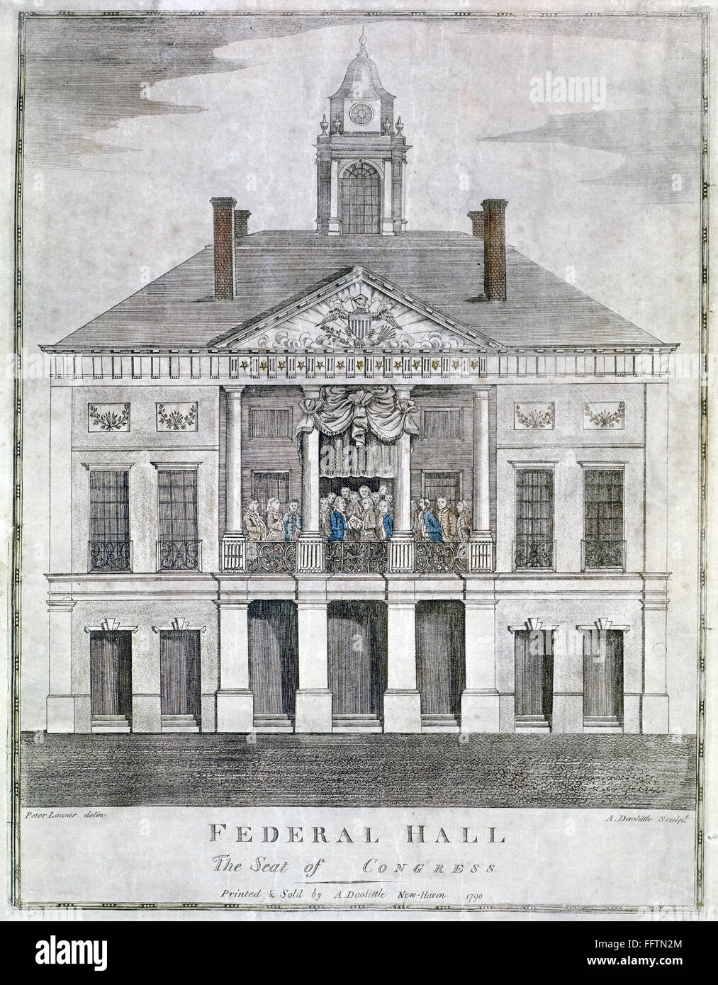 WASHINGTON: INAUGURATION. /nThe inauguration of George Washington as ...